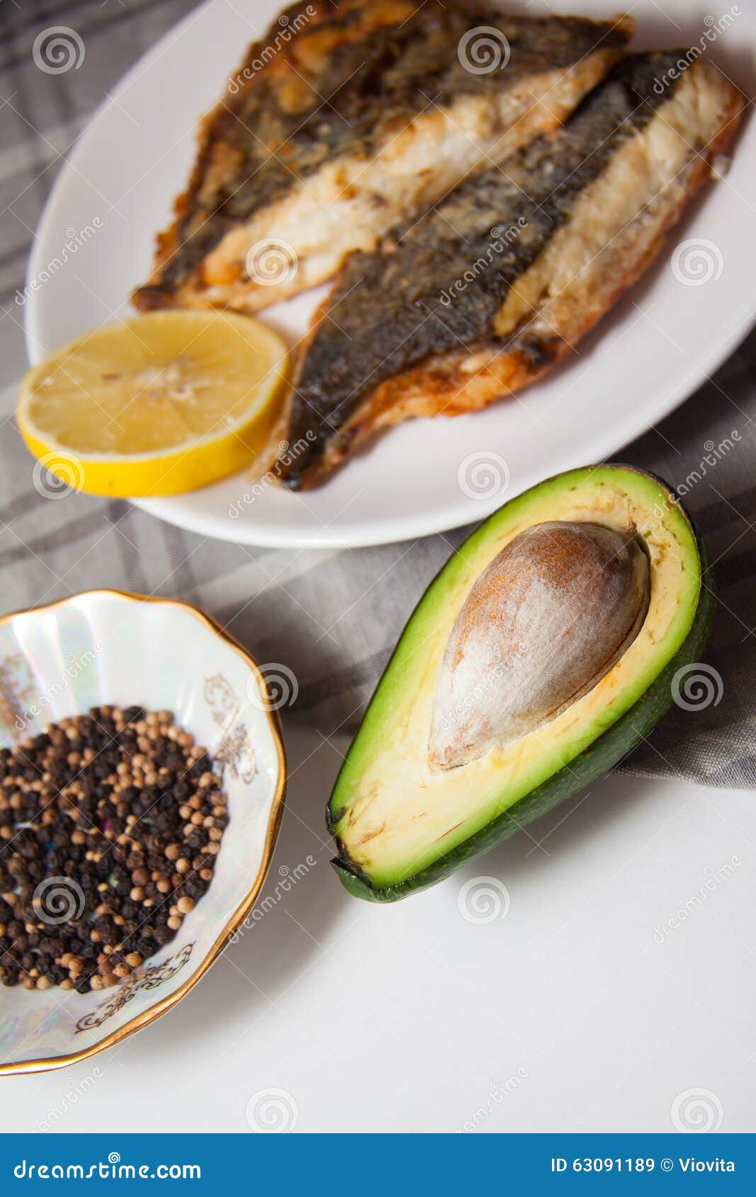 Roasted plaice stock image. Image of chips, crude, british - 63091189