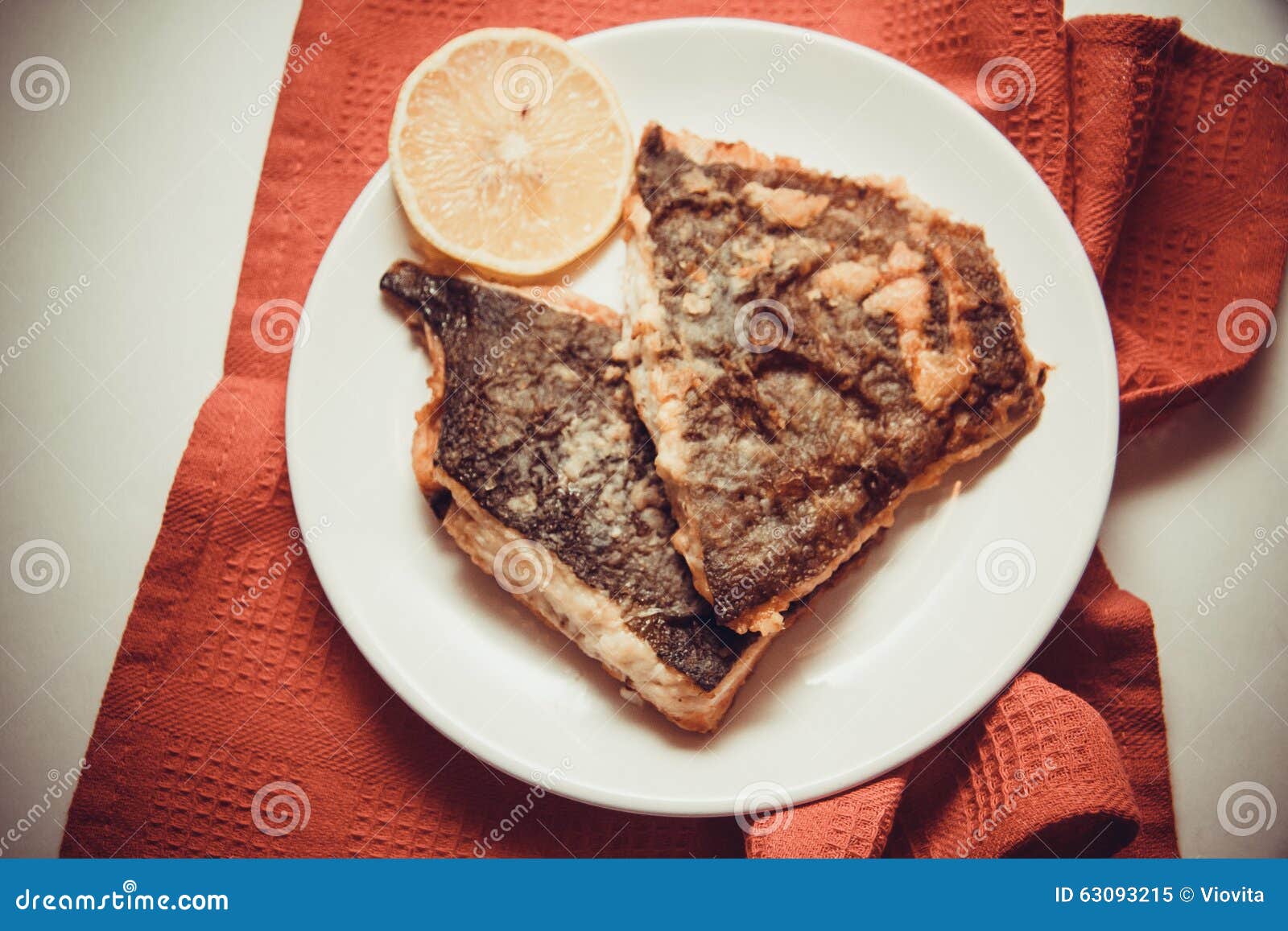 Roasted plaice stock image. Image of carte, closeup, dinner - 63093215