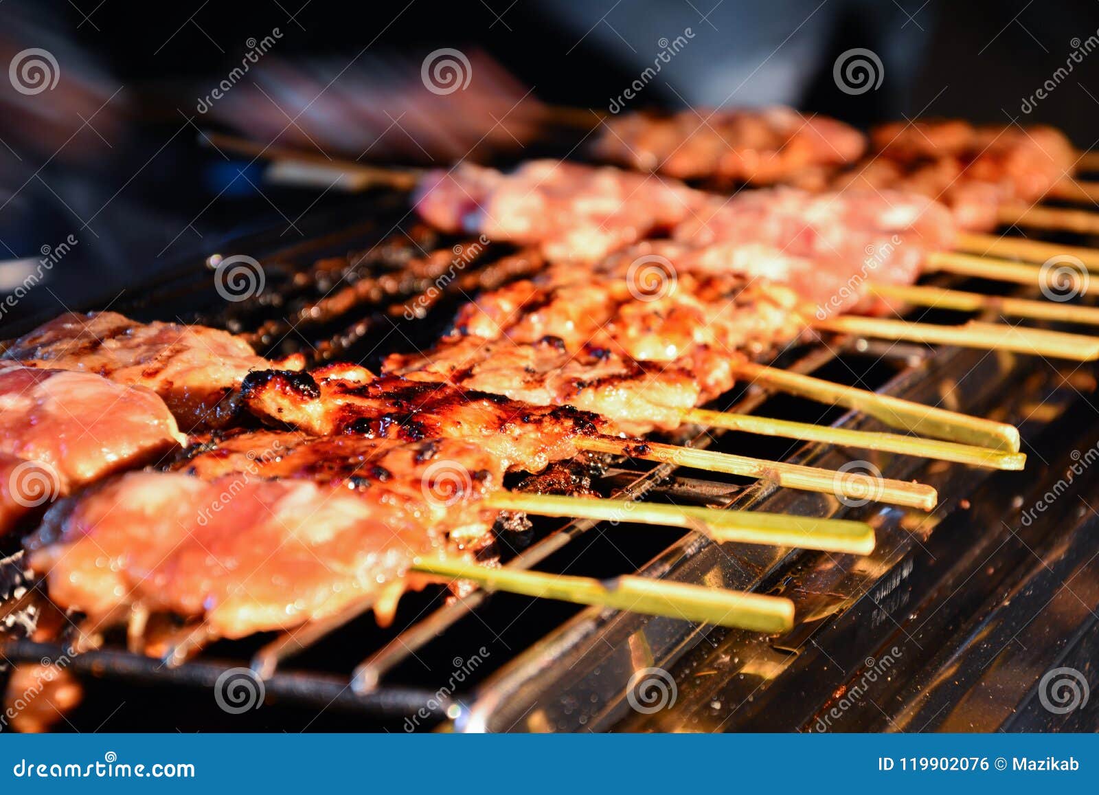 Roasted Pork stock photo. Image of meat, tasty, grilled - 119902076