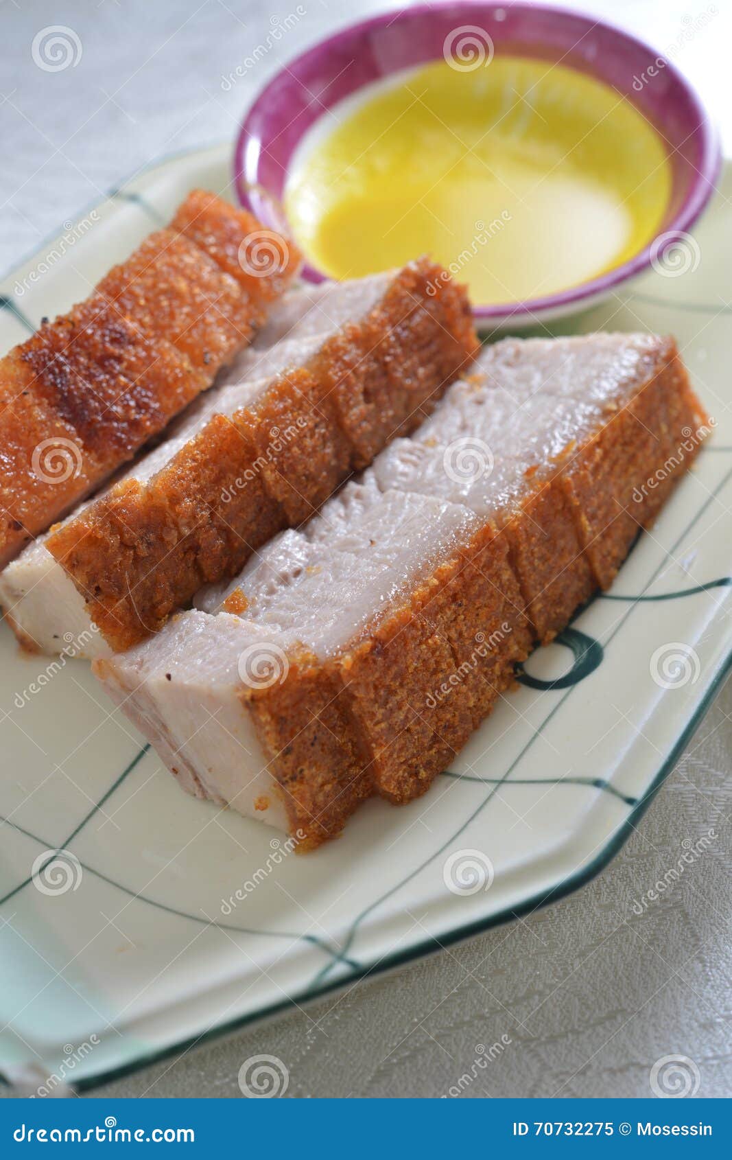 Roasted pork stock image. Image of grill, crispy, honey - 70732275
