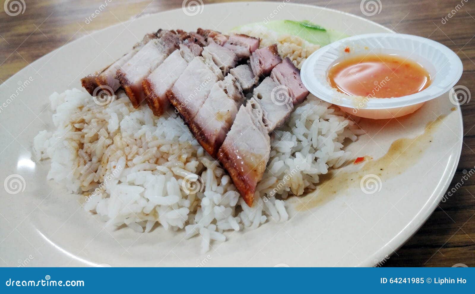 Roasted Pork Rice stock image. Image of ingredients, cook - 64241985