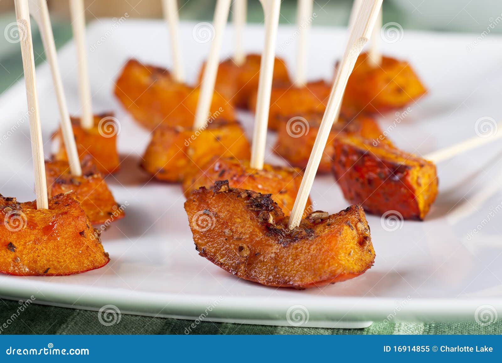 Roasted Pumpkin Appetizer stock image. Image of pumpkin - 16914855