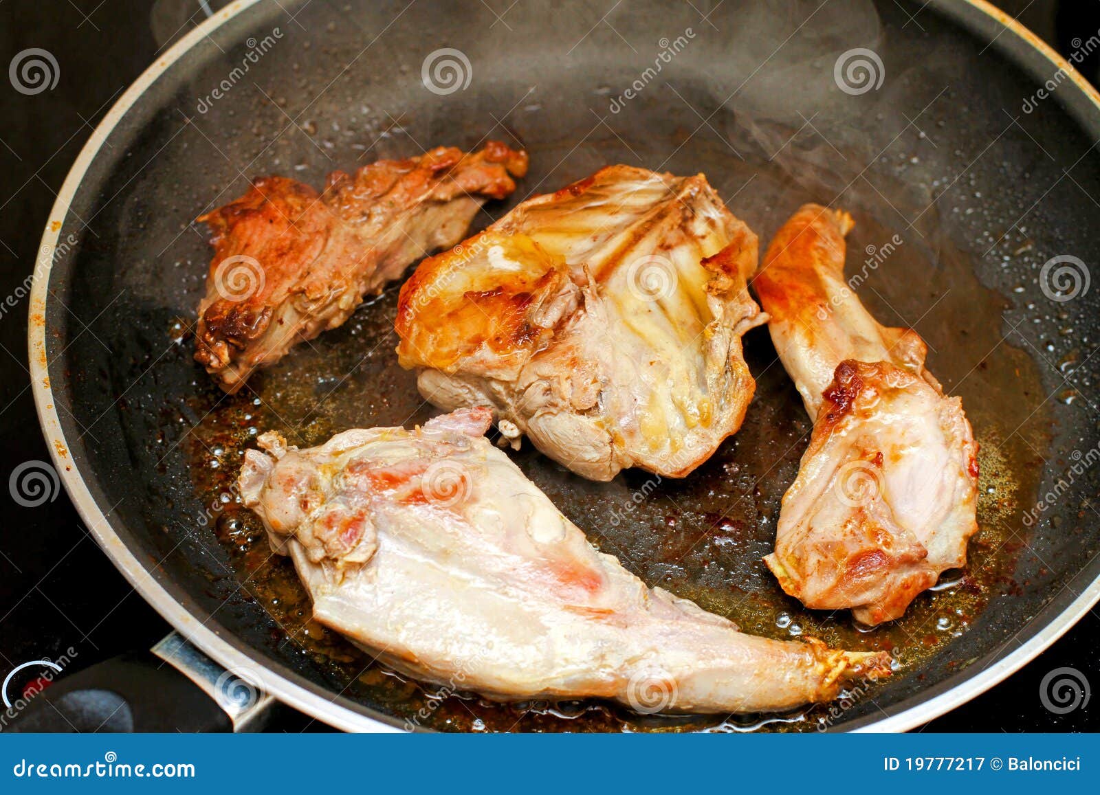 Roasted rabbit stock image. Image of ingredients, food - 19777217