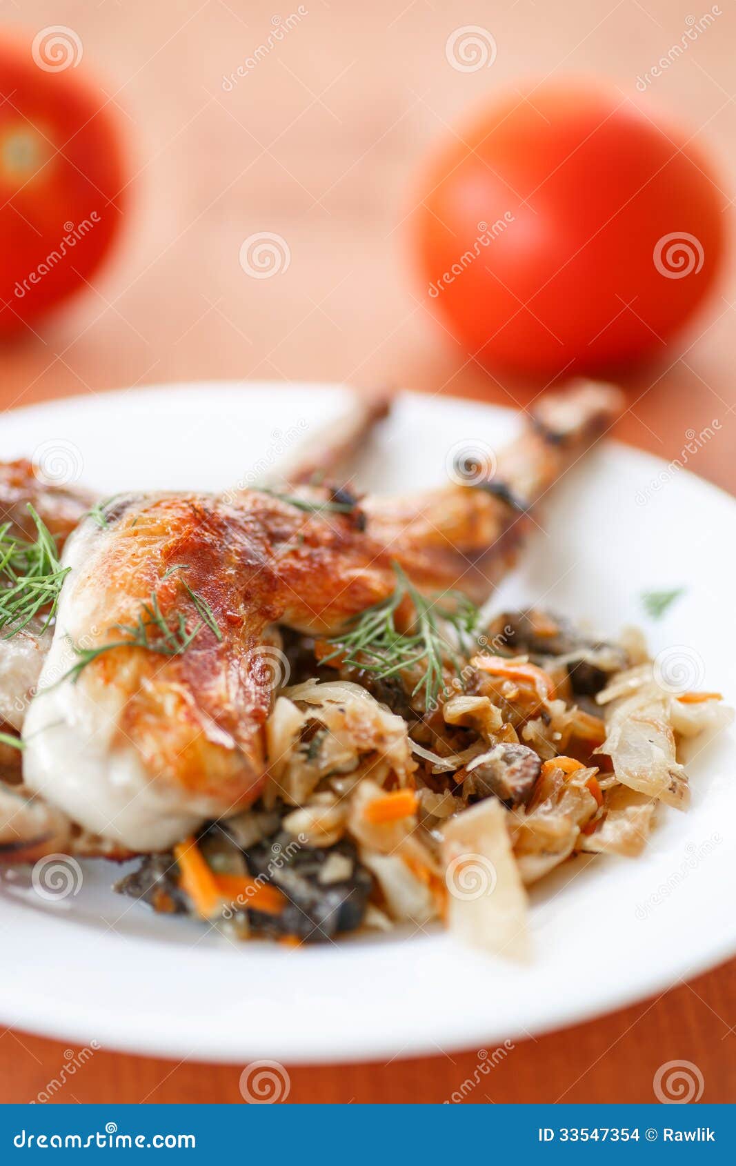 Roasted rabbit stock photo. Image of dinner, dishware - 33547354