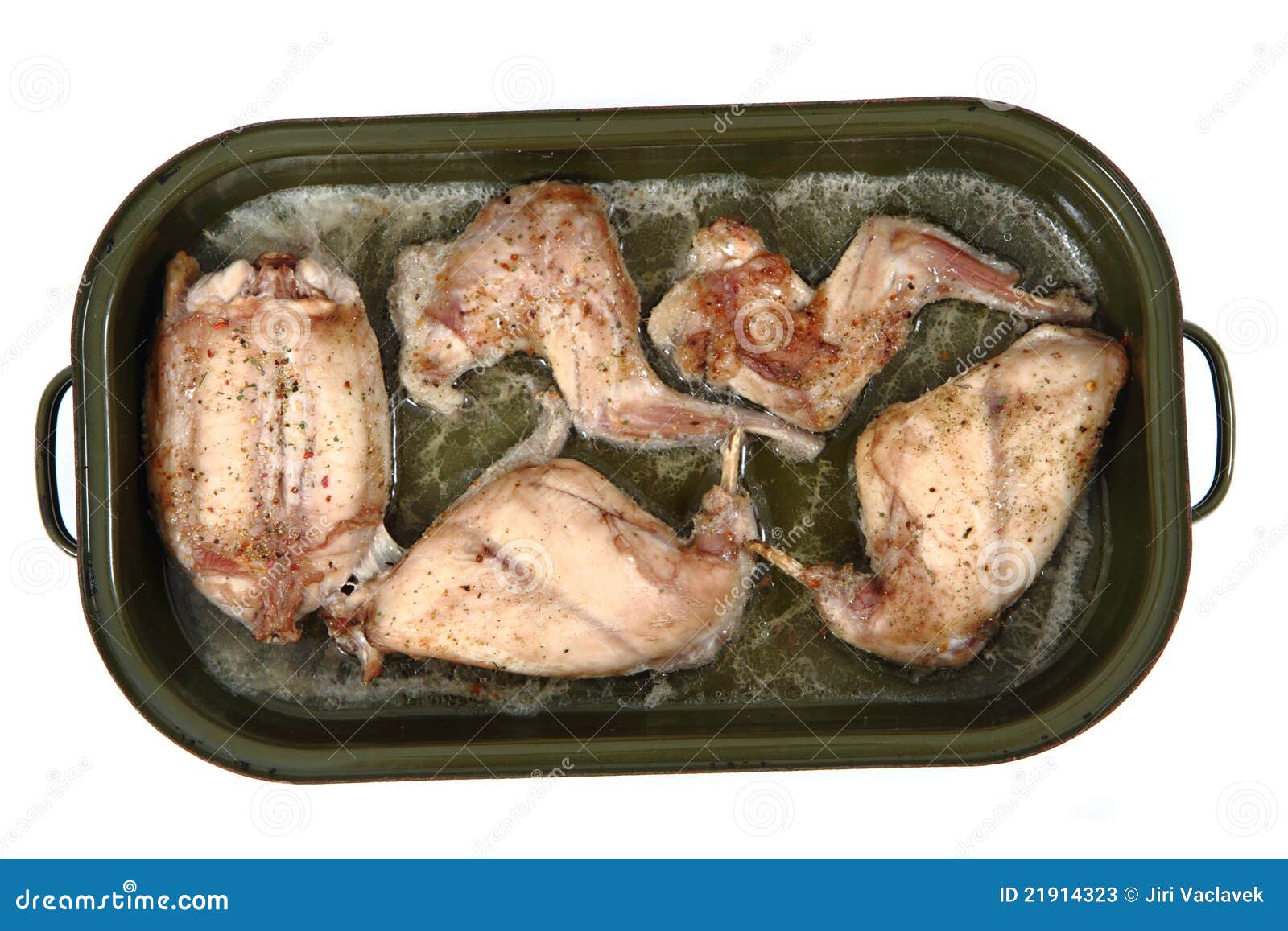 Roasted rabbit meat stock image. Image of cooking, appetizing - 21914323