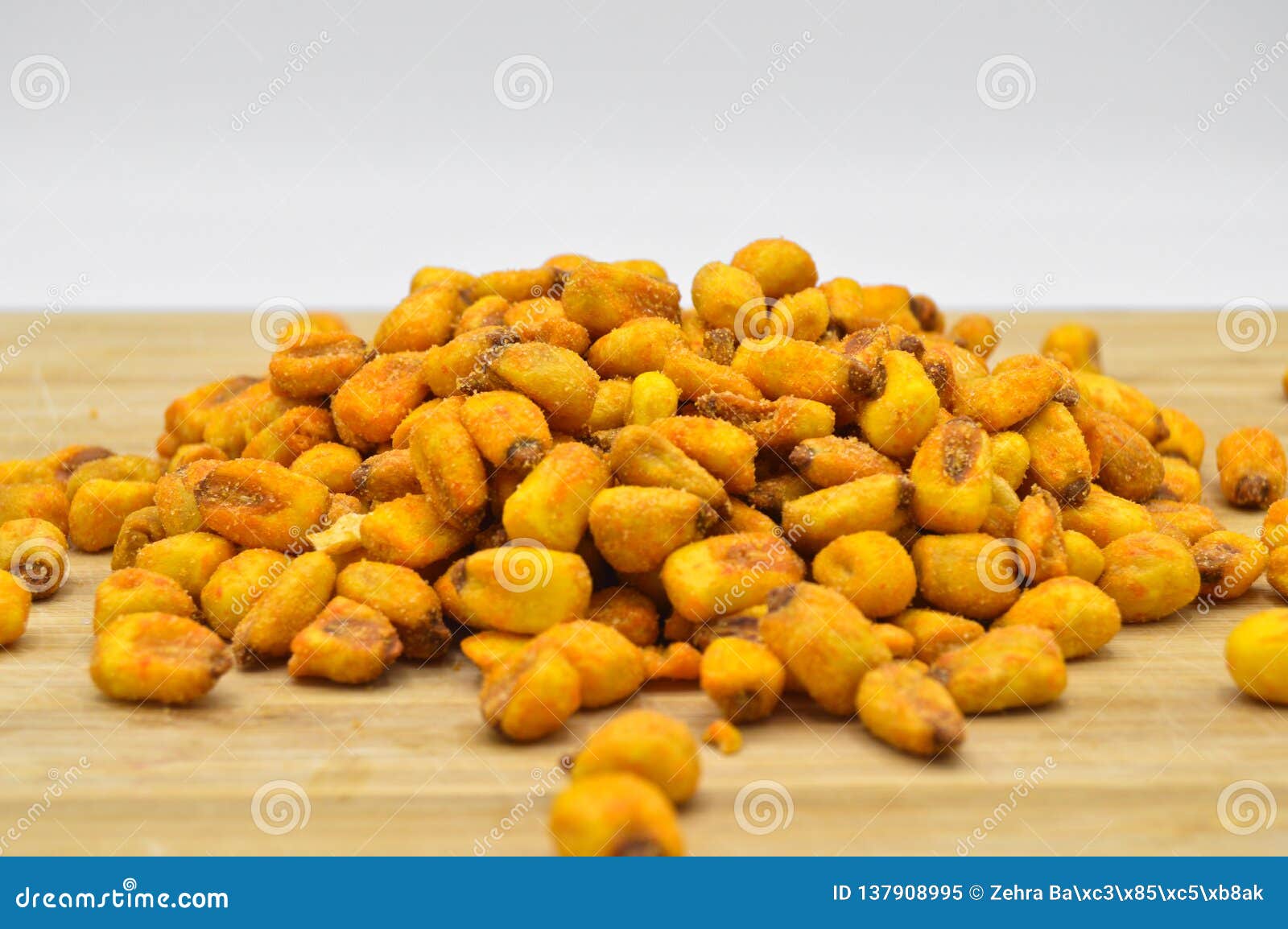 Roasted Salted Corn with Sauce Stock Image - Image of closeup, fresh ...
