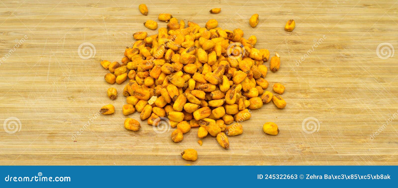 Roasted Salted Corn with Sauce Stock Image - Image of closeup ...