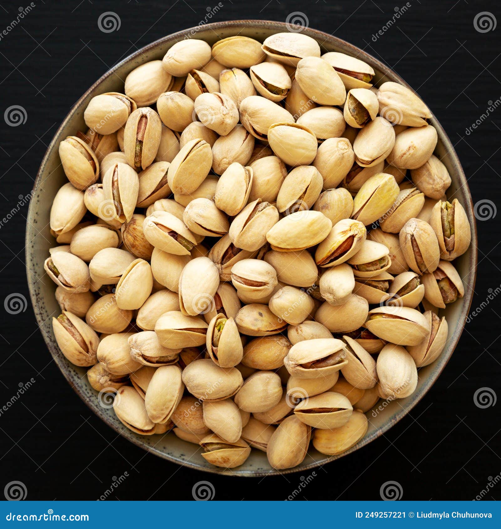 Roasted and Salted Pistachio in Shell Stock Image - Image of brown ...