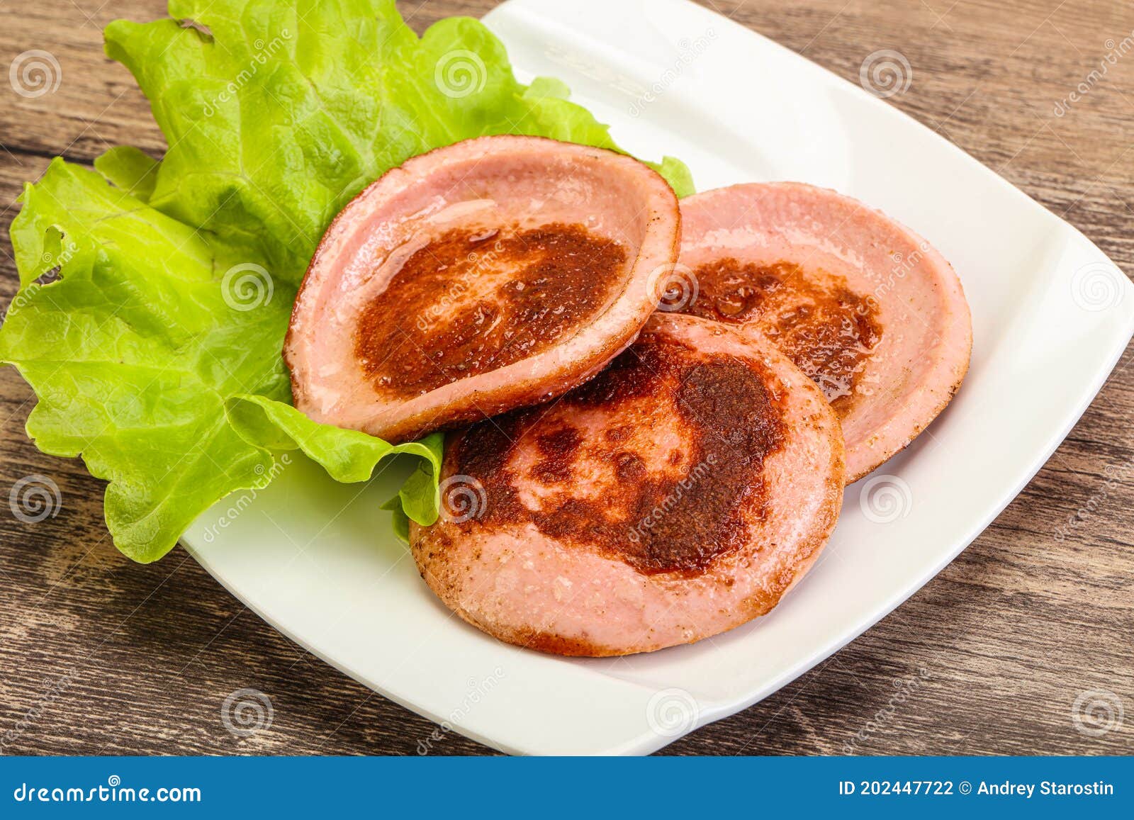 Roasted Sausage Slice in the Plate Stock Photo - Image of tasty, dairy ...