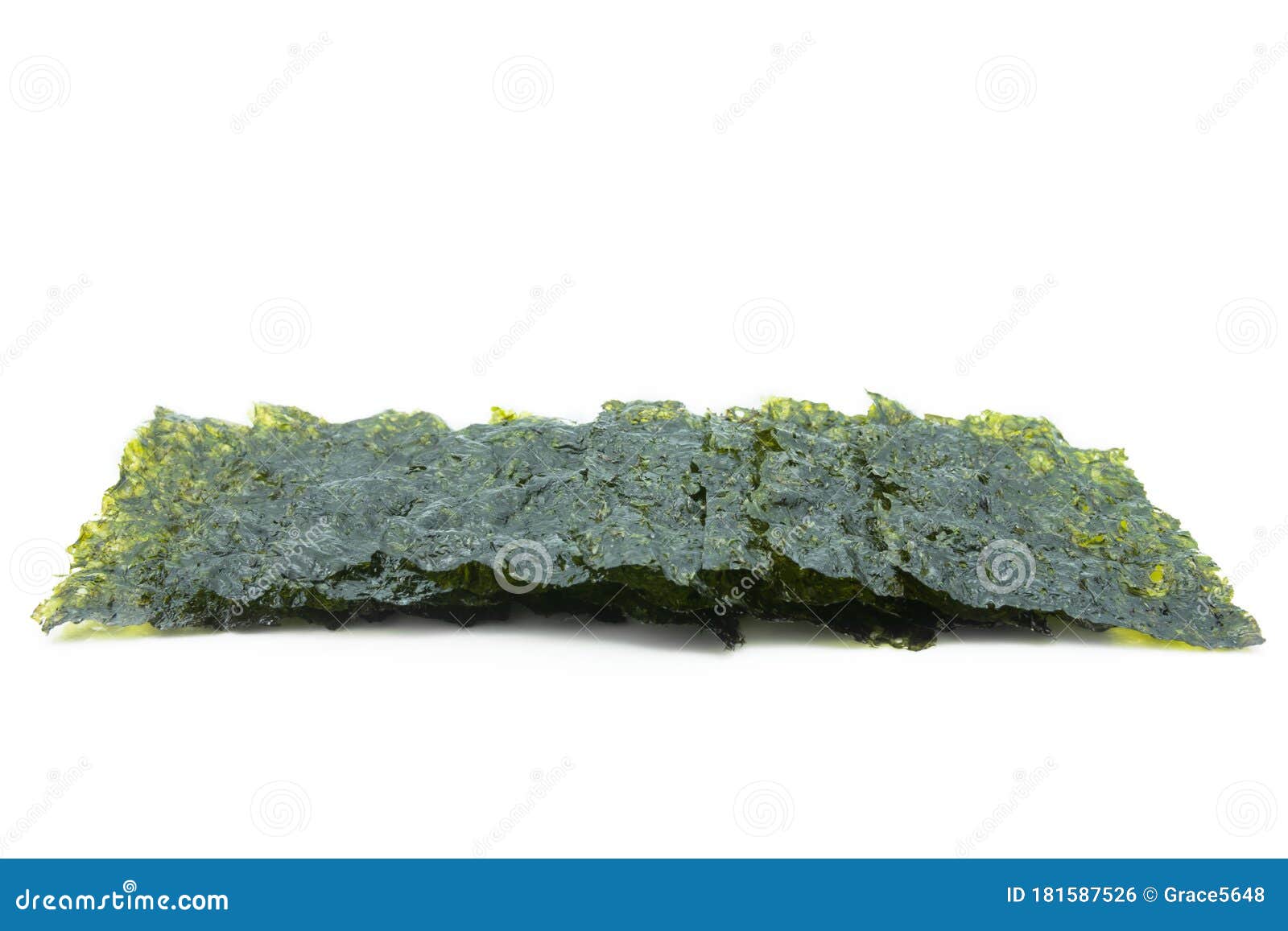 Roasted seaweed sheets stock photo. Image of edible - 181587526