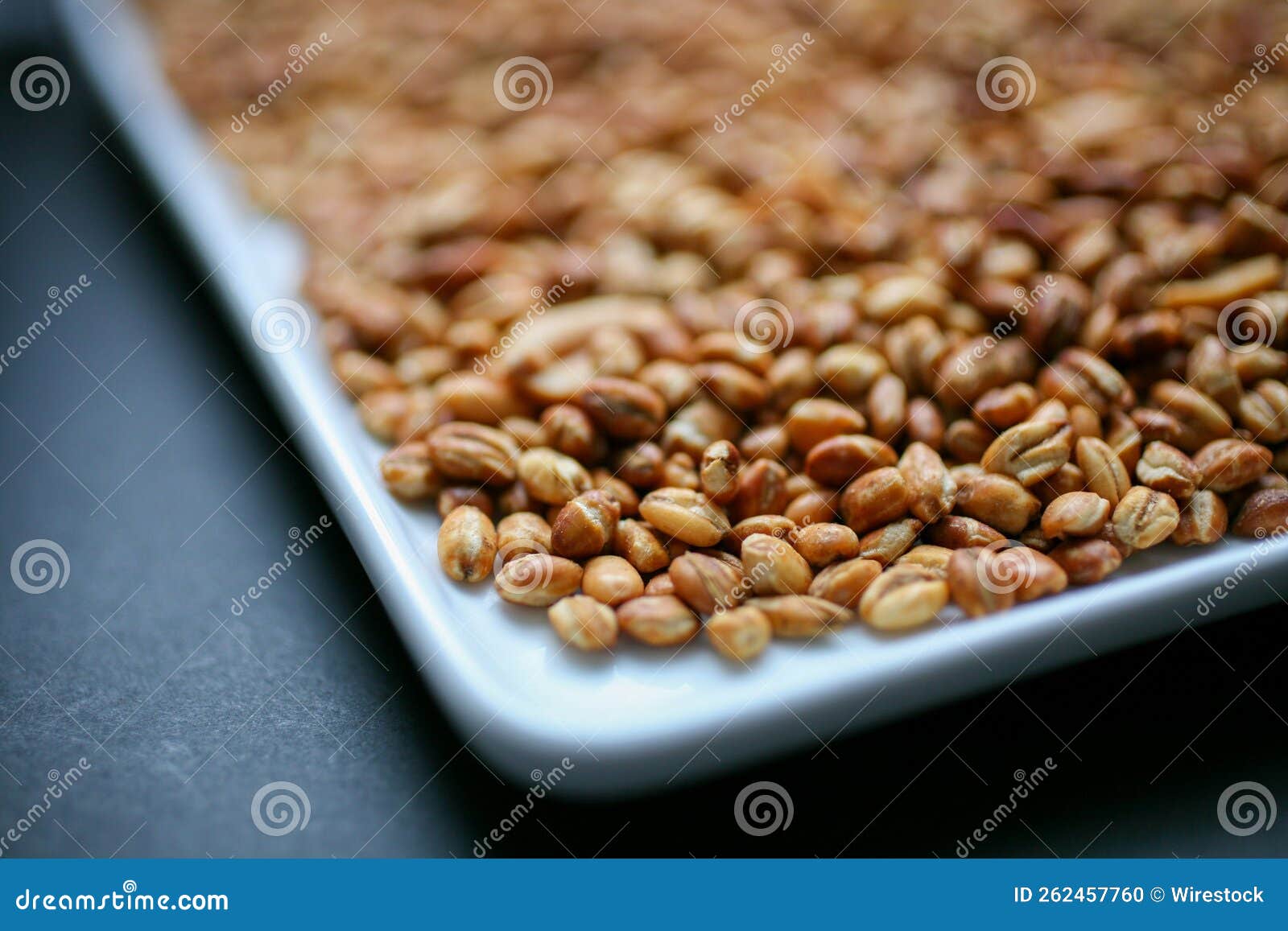 Roasted Seeds of Barley Peanuts Stock Photo - Image of barley ...