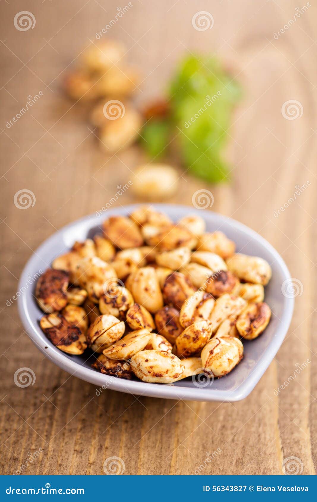 Roasted spicy peanuts stock image. Image of healthy, crunchy - 56343827