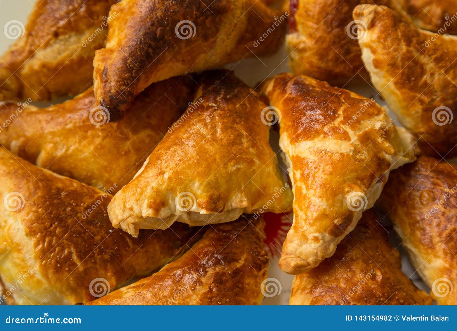 Roasted Triangles with Cherries. Stock Photo - Image of cherry, eating ...
