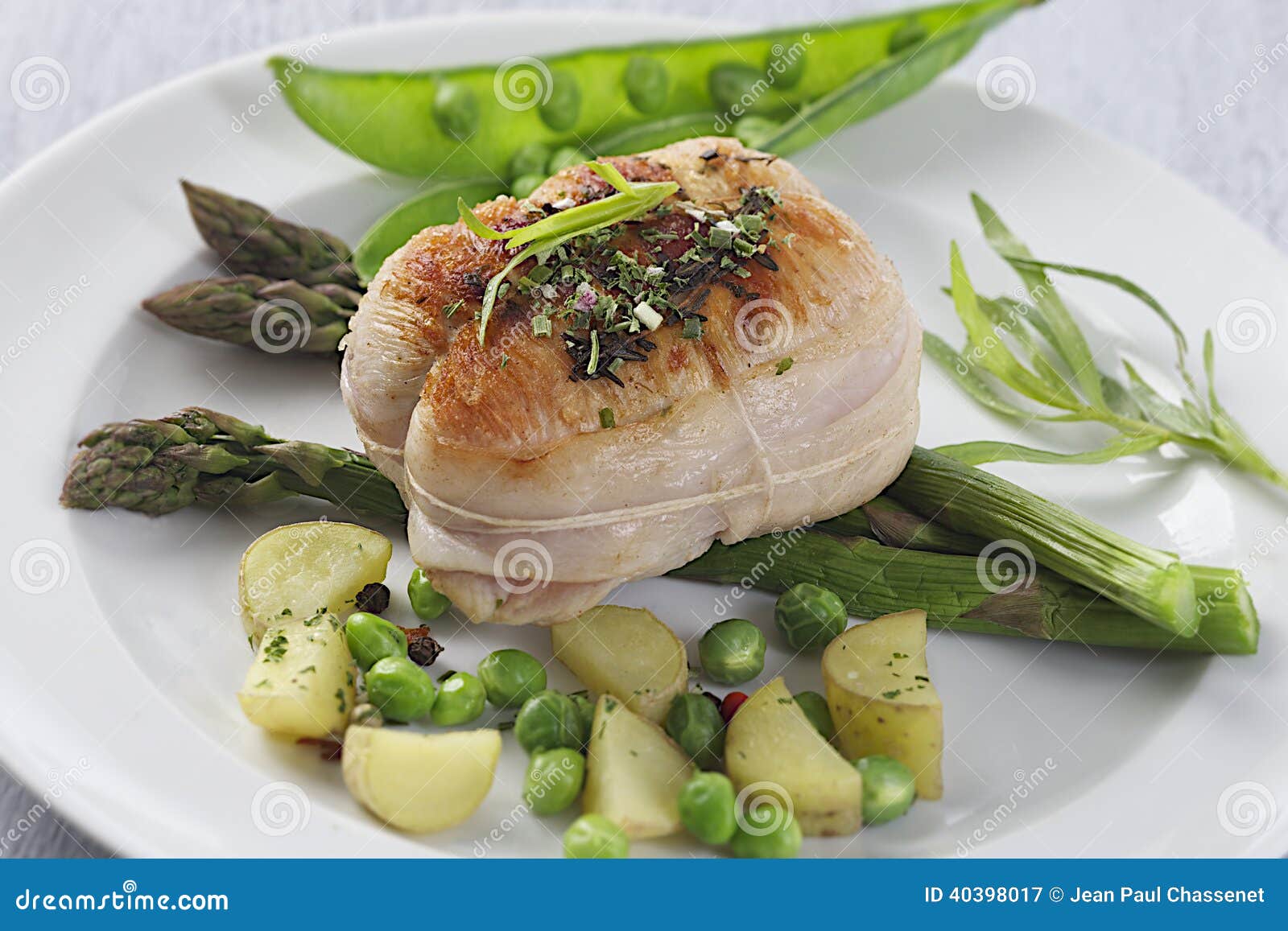 Roasted Veal roulad stock image. Image of food, piece - 40398017