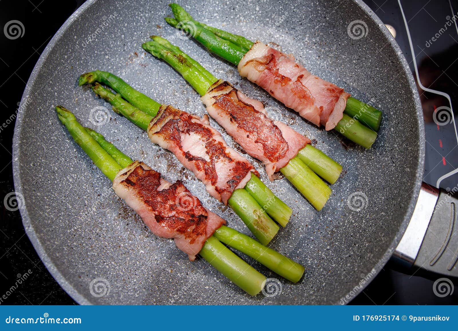 Roasted Vegetable and Bacon on a Pan Stock Photo - Image of tomato ...