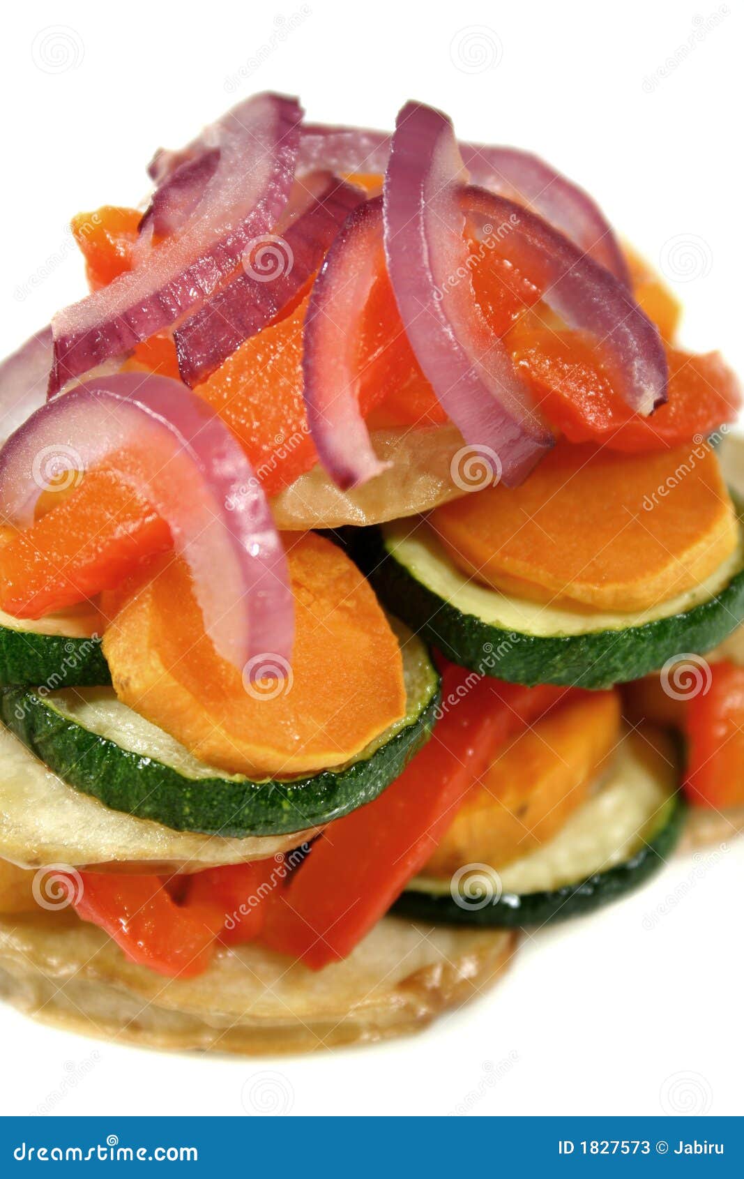 Roasted Vegetable Stack 2 stock image. Image of dieting - 1827573