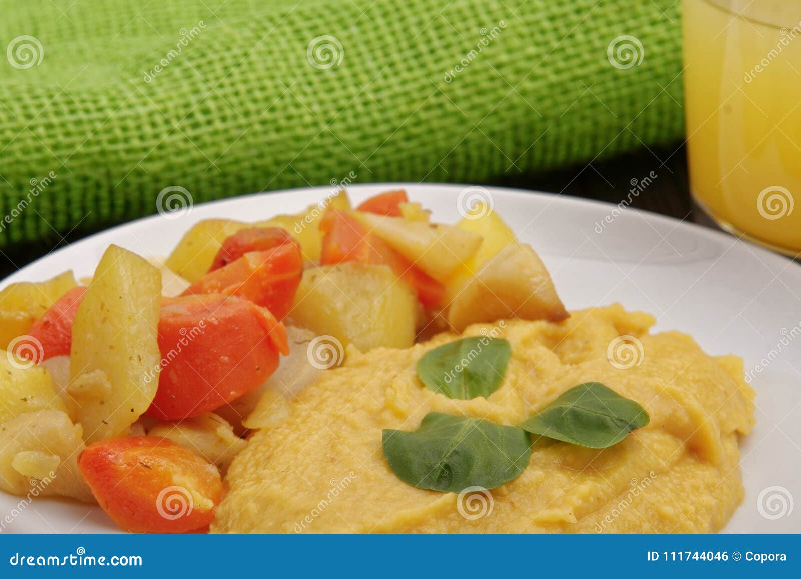 Roasted Vegetables and Hummus on a Table Stock Photo - Image of ...