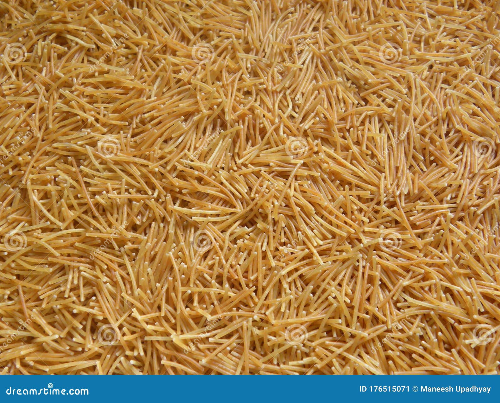 Roasted Vermicelli pasta stock image. Image of backdrop - 176515071