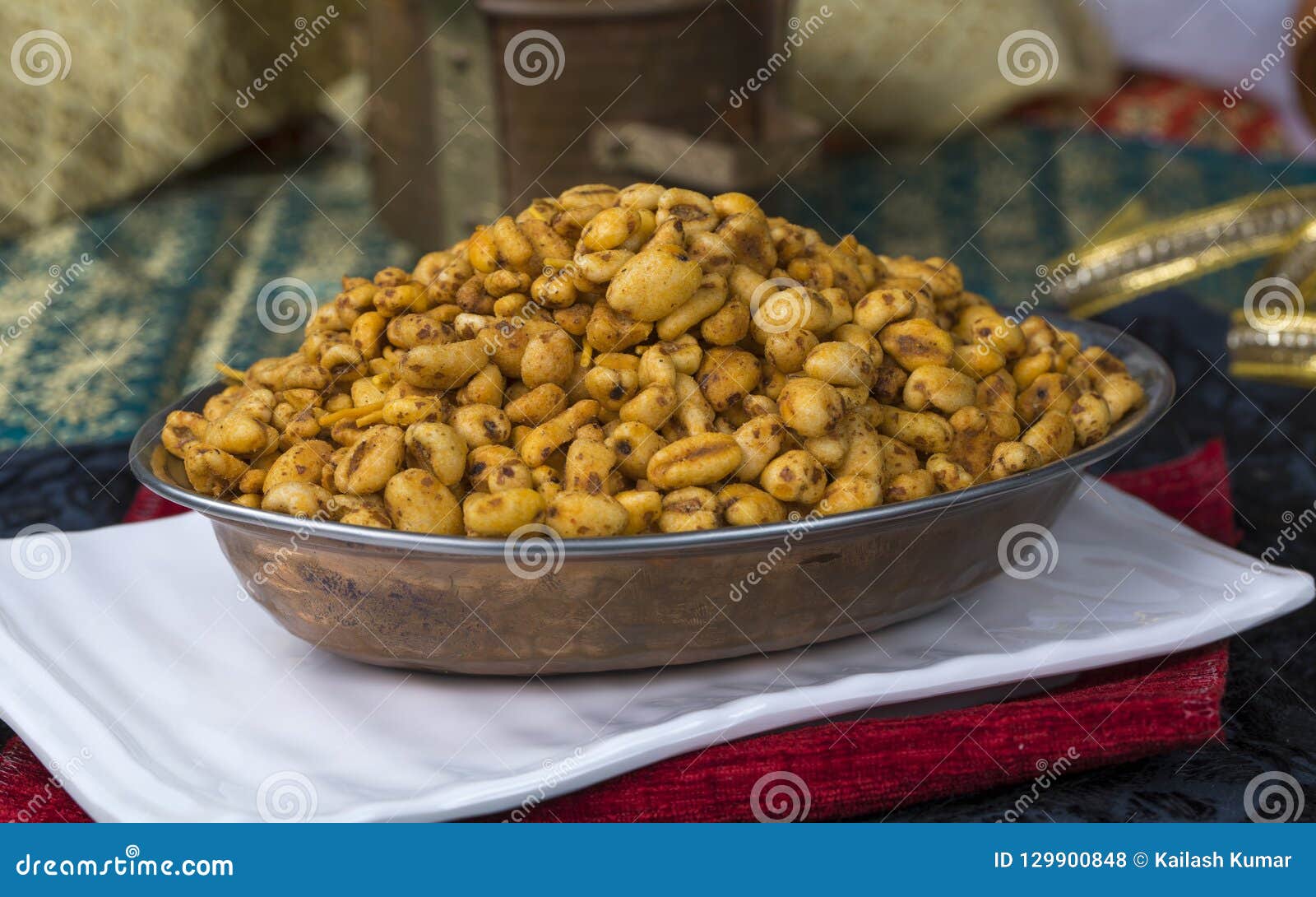 Roasted Wheat Namkeen stock photo. Image of asian, crispy - 129900848