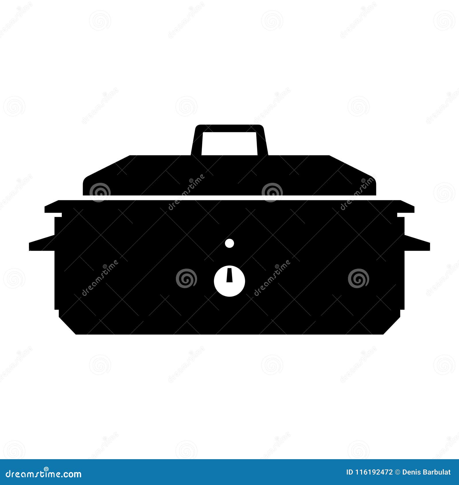 Roaster oven stock vector. Illustration of logotype - 116192472