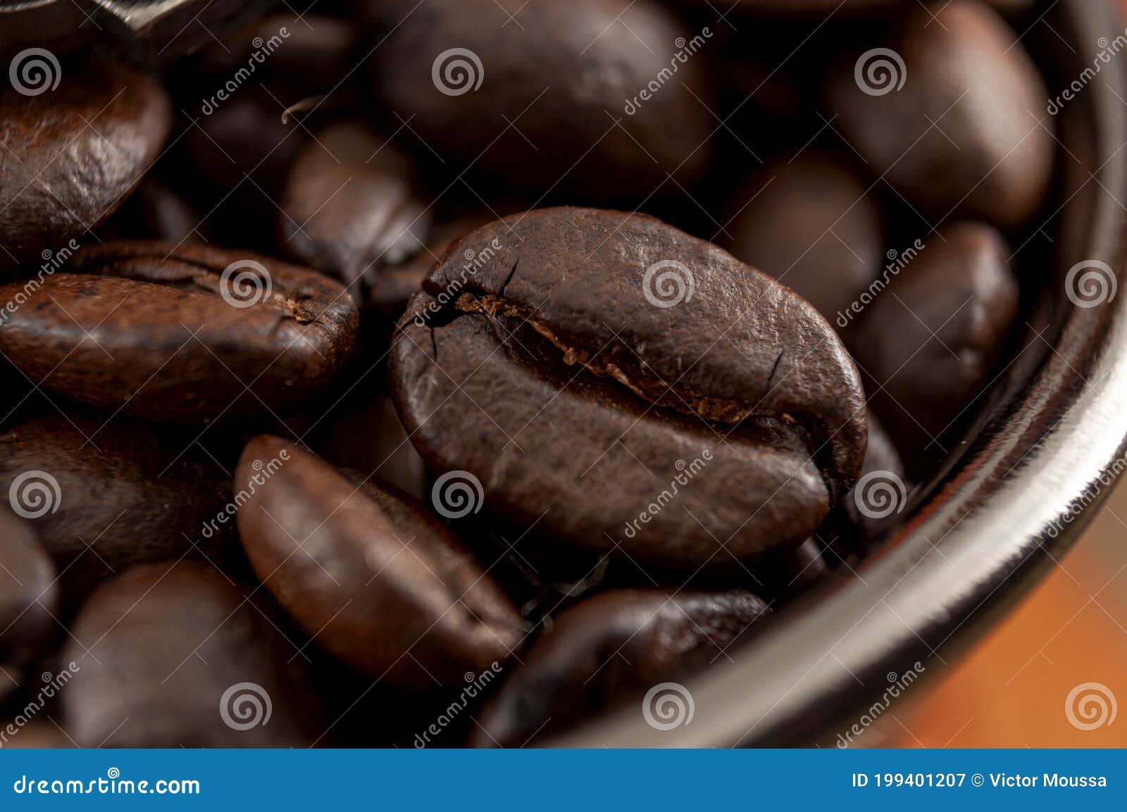 Roasting Classic Java And Rich Taste Concept Macro Close Up On Coffee ...