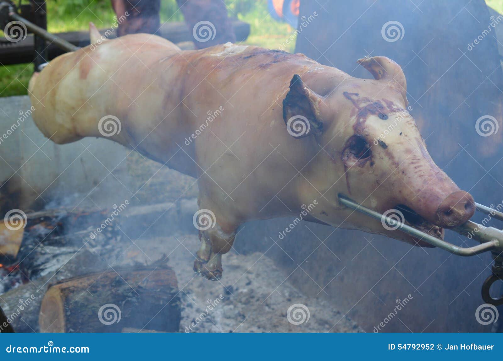 Roasting pig stock photo. Image of chop, meal, roasted - 54792952