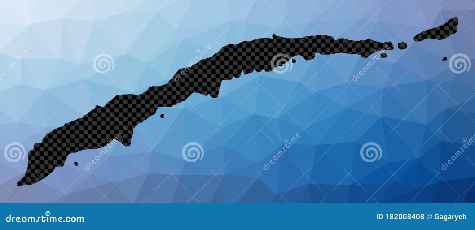 Roatan geometric map. stock vector. Illustration of homeland - 182008408