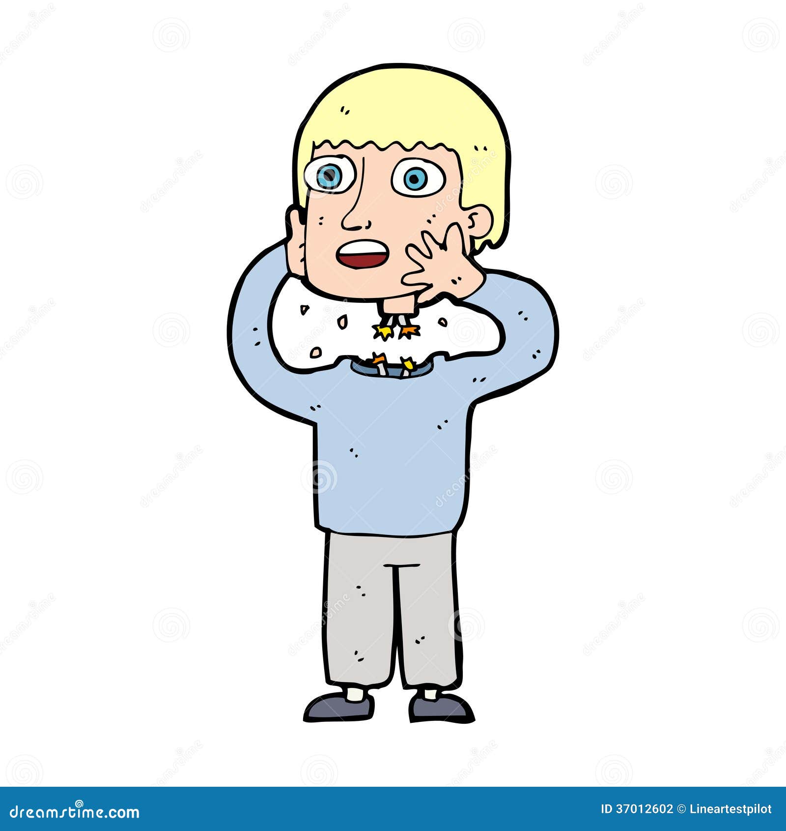 Robô Do Segredo Dos Desenhos Animados Ilustração do Vetor - Ilustração ...