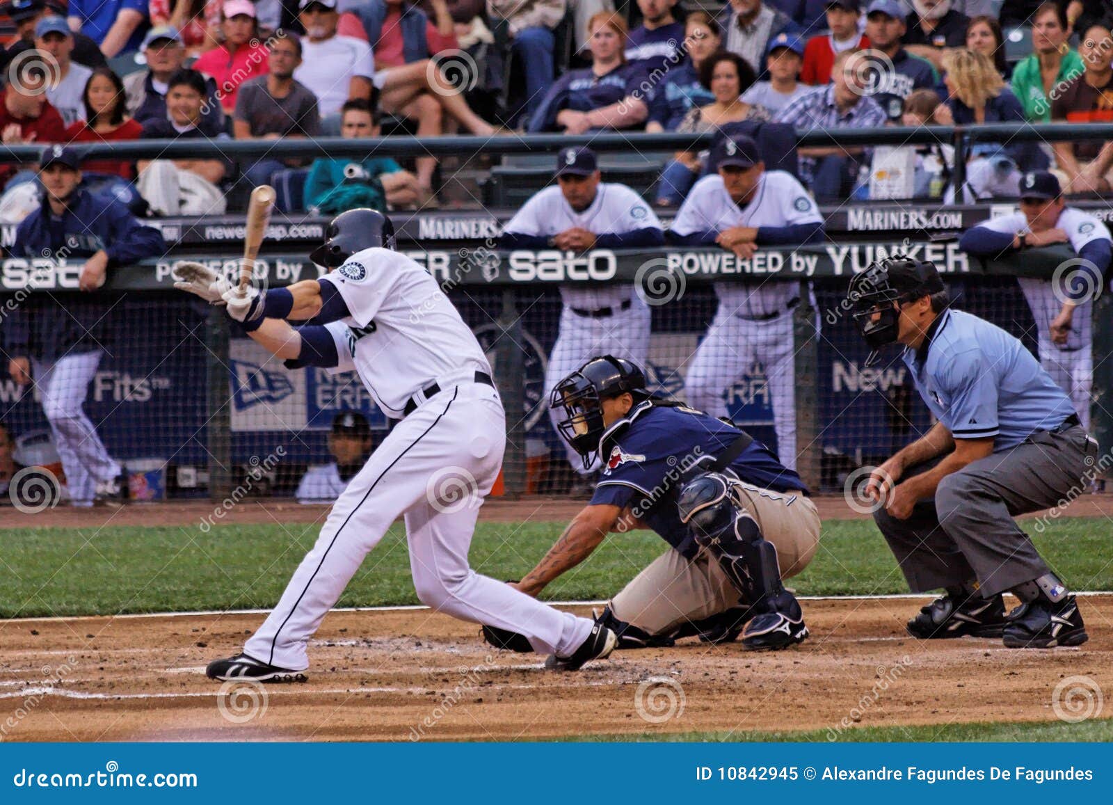 Rob Johnson Mariners editorial image. Image of stadium - 10842945