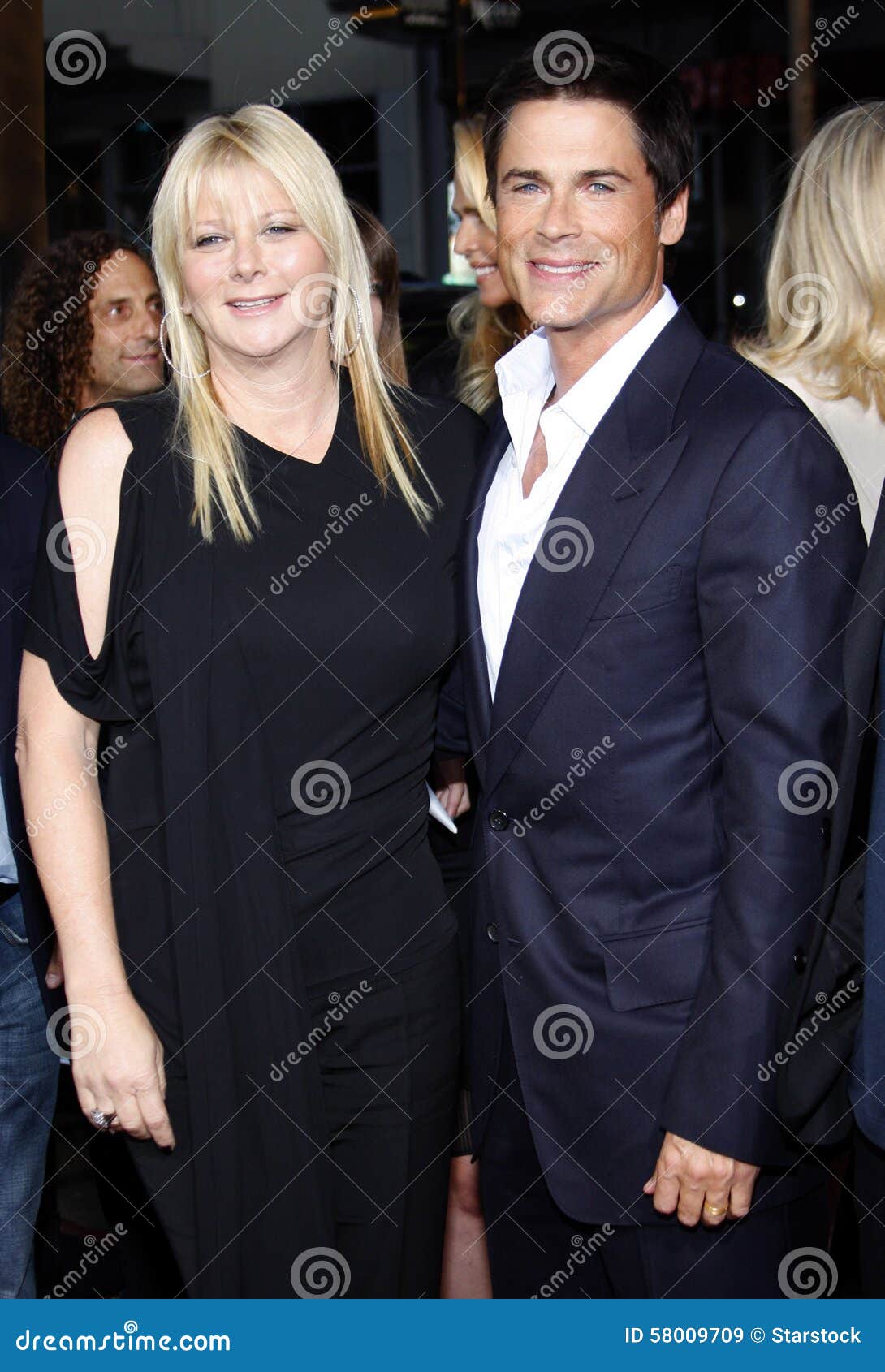 Rob Lowe y Sheryl Berkoff imagen de archivo editorial. Imagen de ...