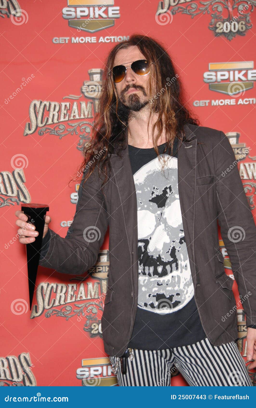 Rob Zombie editorial stock photo. Image of zombie, scream - 25007443