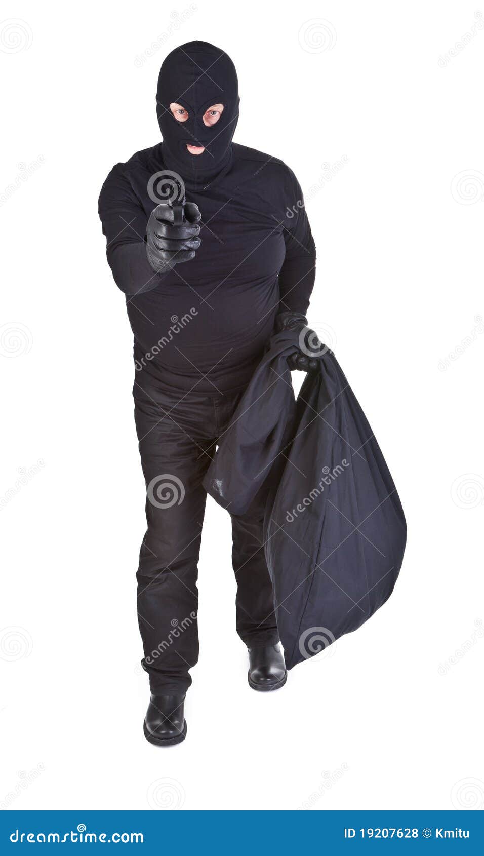 Robber aiming with his gun stock photo. Image of mask - 19207628