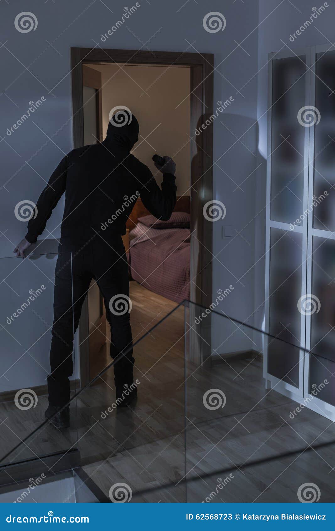 Robber in black costume stock image. Image of loot, burglar - 62568723