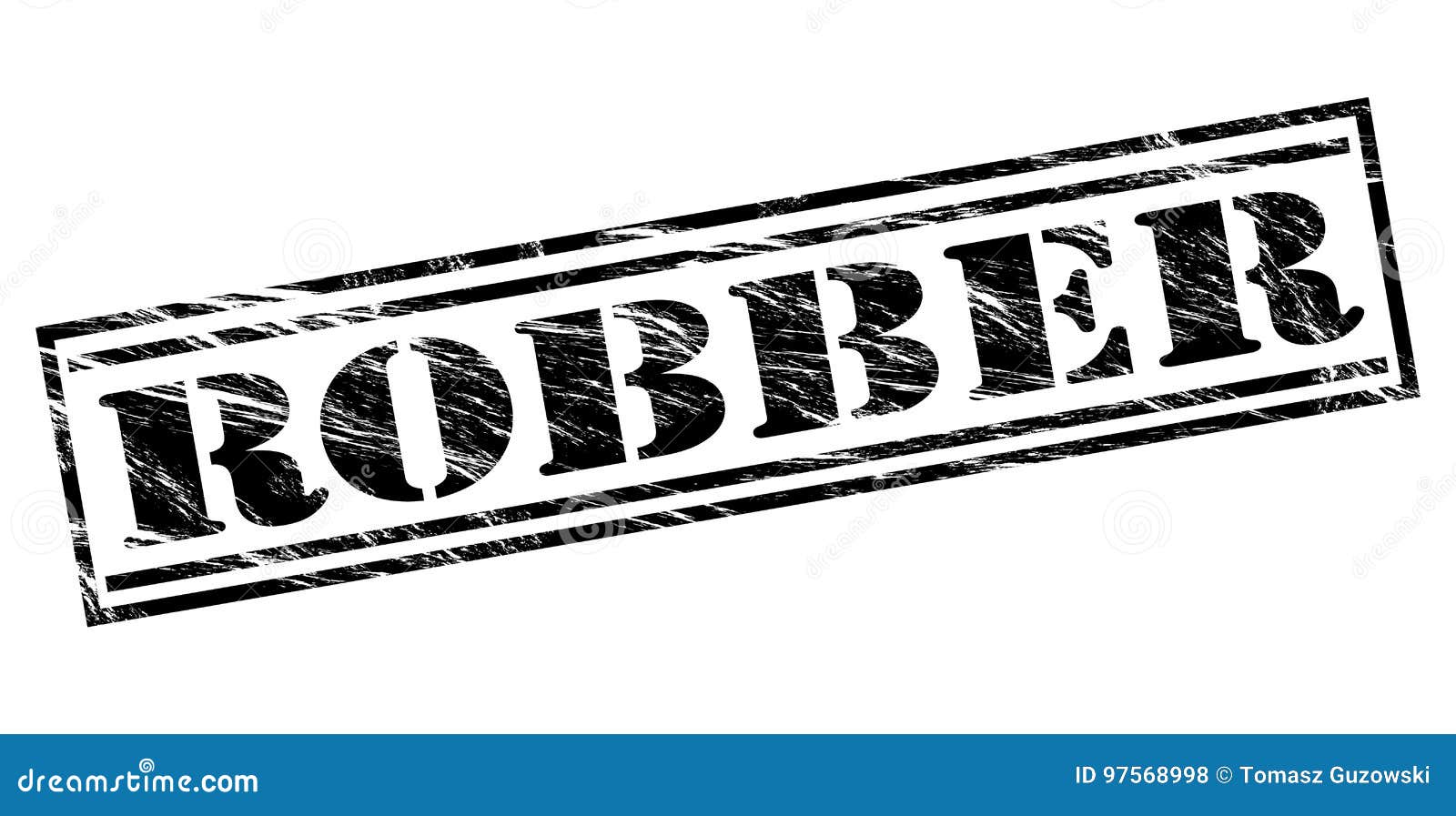 Robber Red Stamp Text Cartoon Vector | CartoonDealer.com #42930103