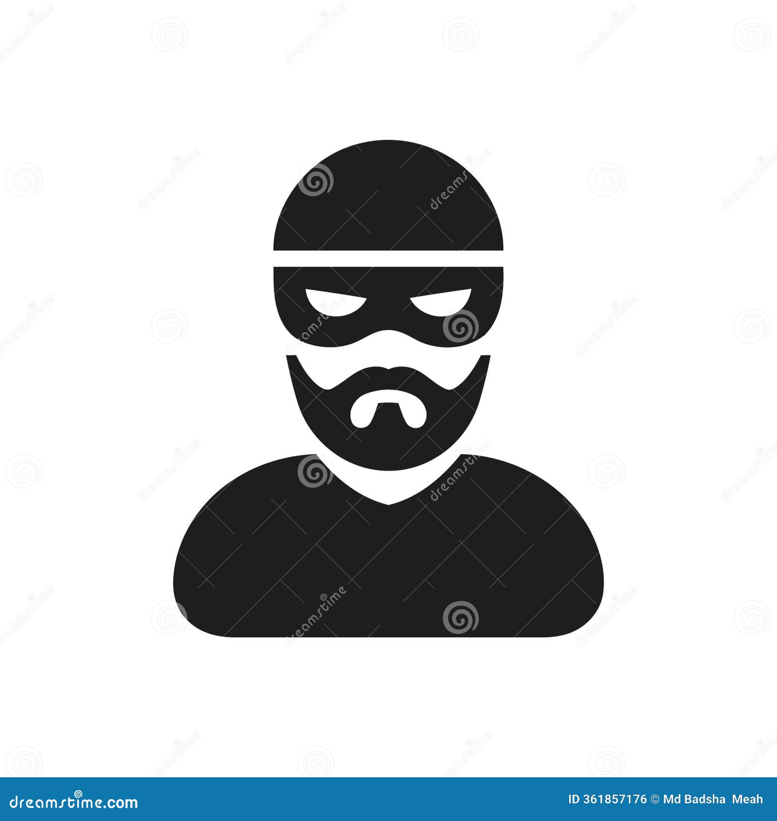 Robber Icon Cartoon Vector | CartoonDealer.com #330167077