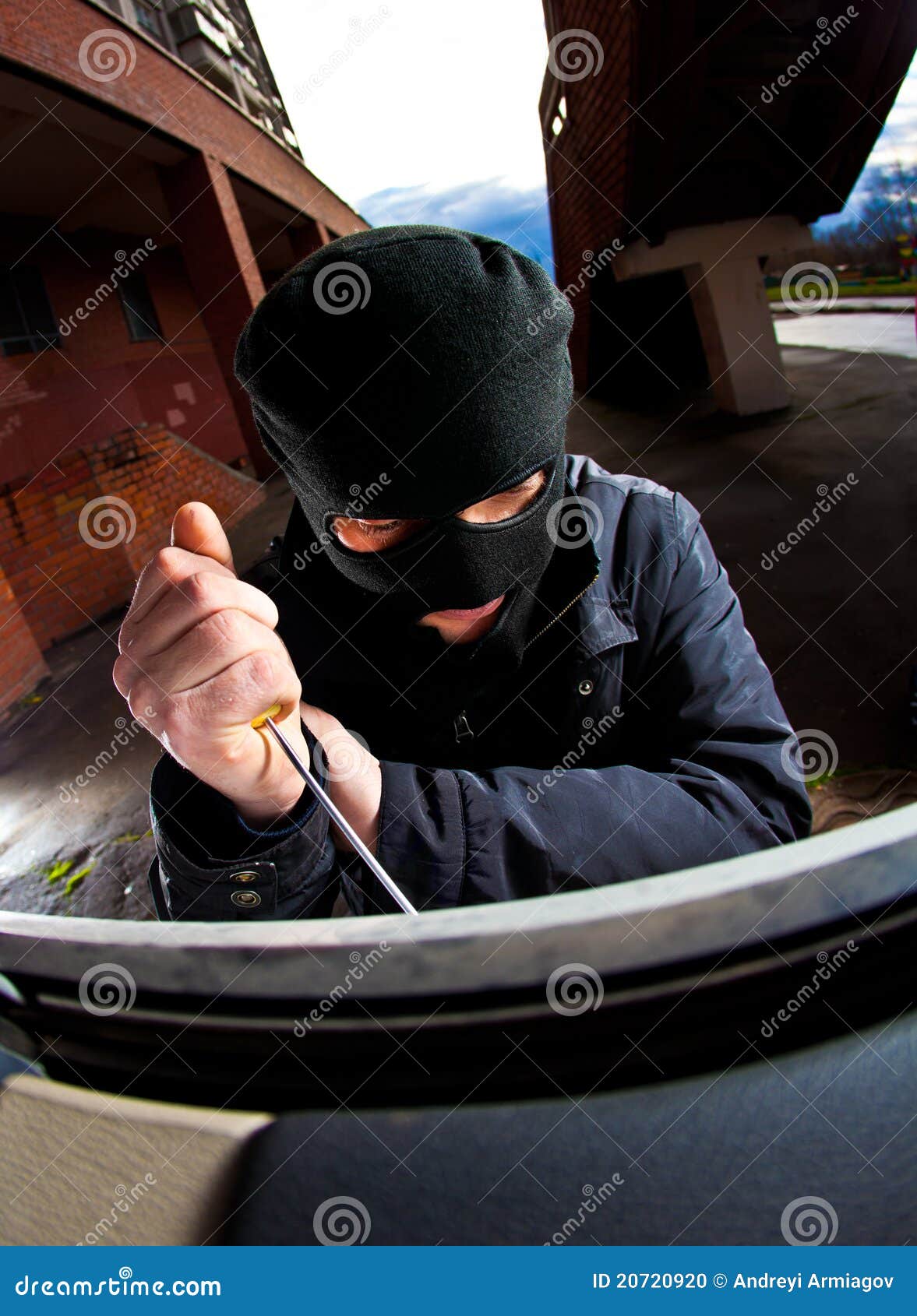 Robber in a mask stock photo. Image of criminal, negativity - 20720920
