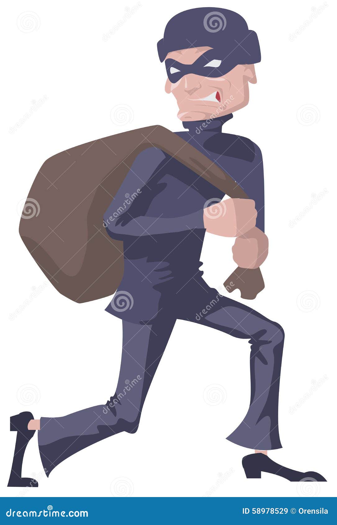Robber in a Mask Carries Bag. Man Robber Stock Vector - Illustration of ... Robber in a Mask Carries Bag. Man Robber Stock Vector - Illustration of ...