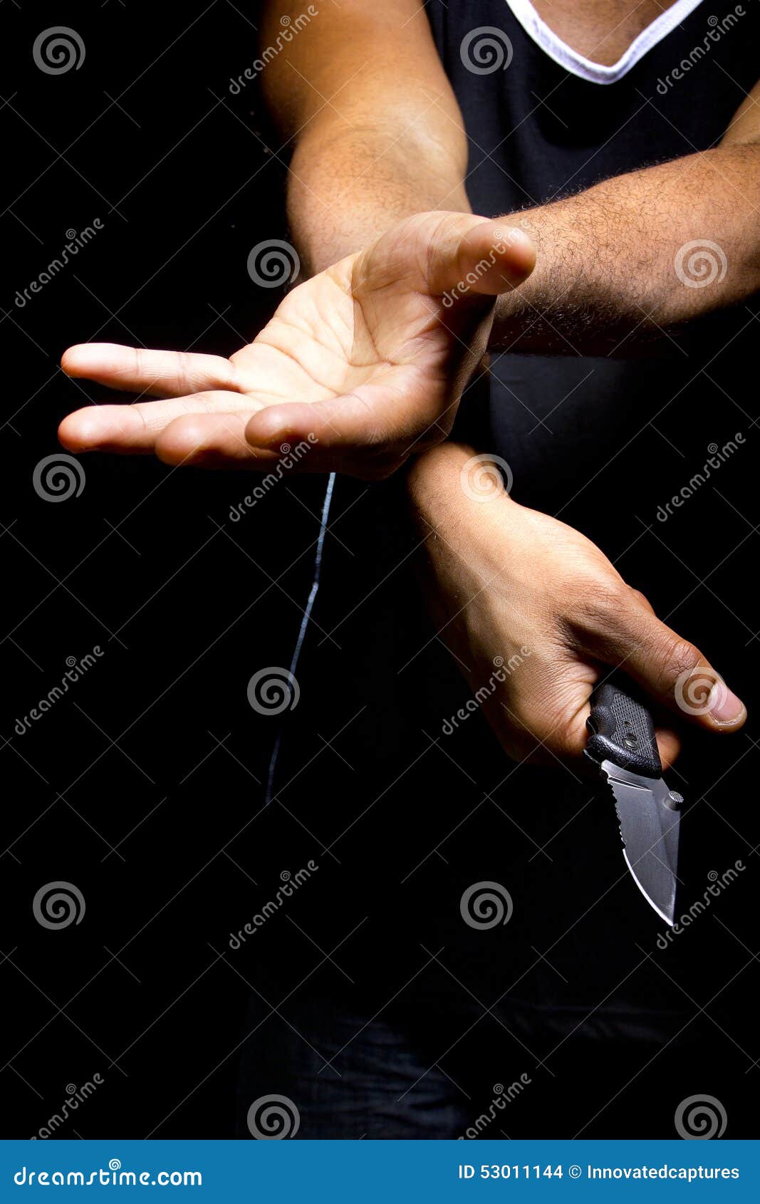 Robbery with a Knife stock photo. Image of homicide, mugging - 53011144