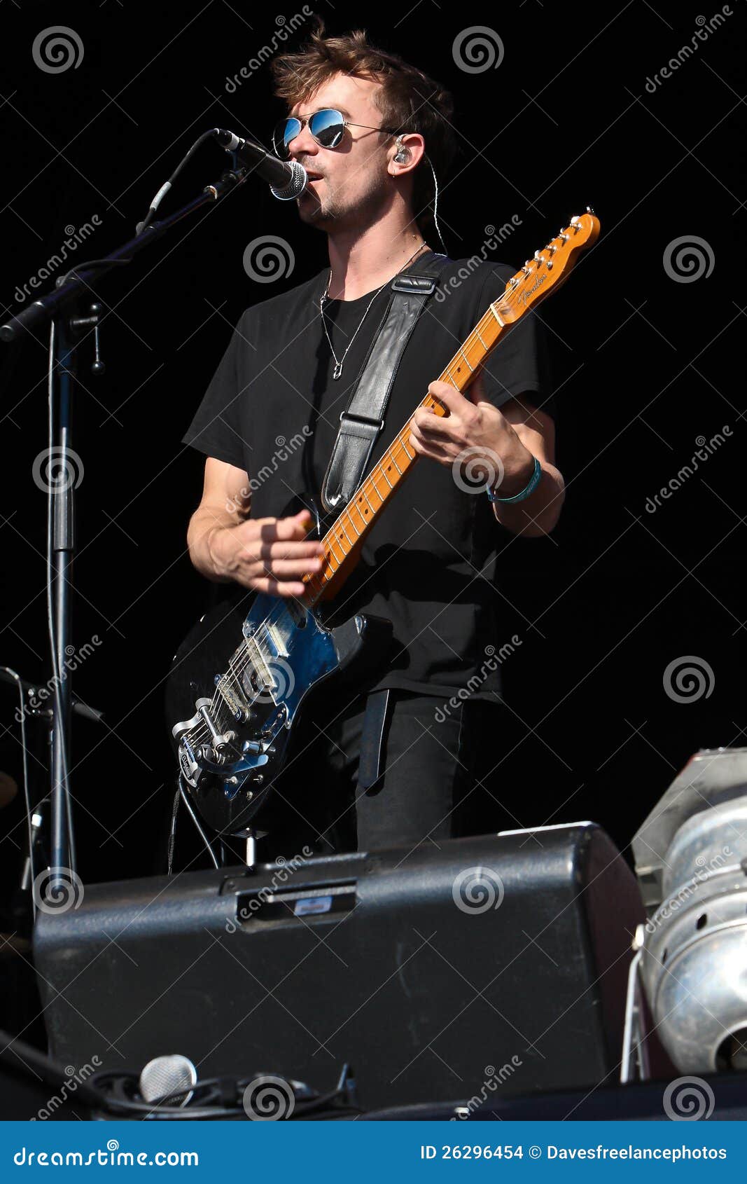 Robbie Furze of the Big Pink Editorial Stock Image - Image of watergate ...