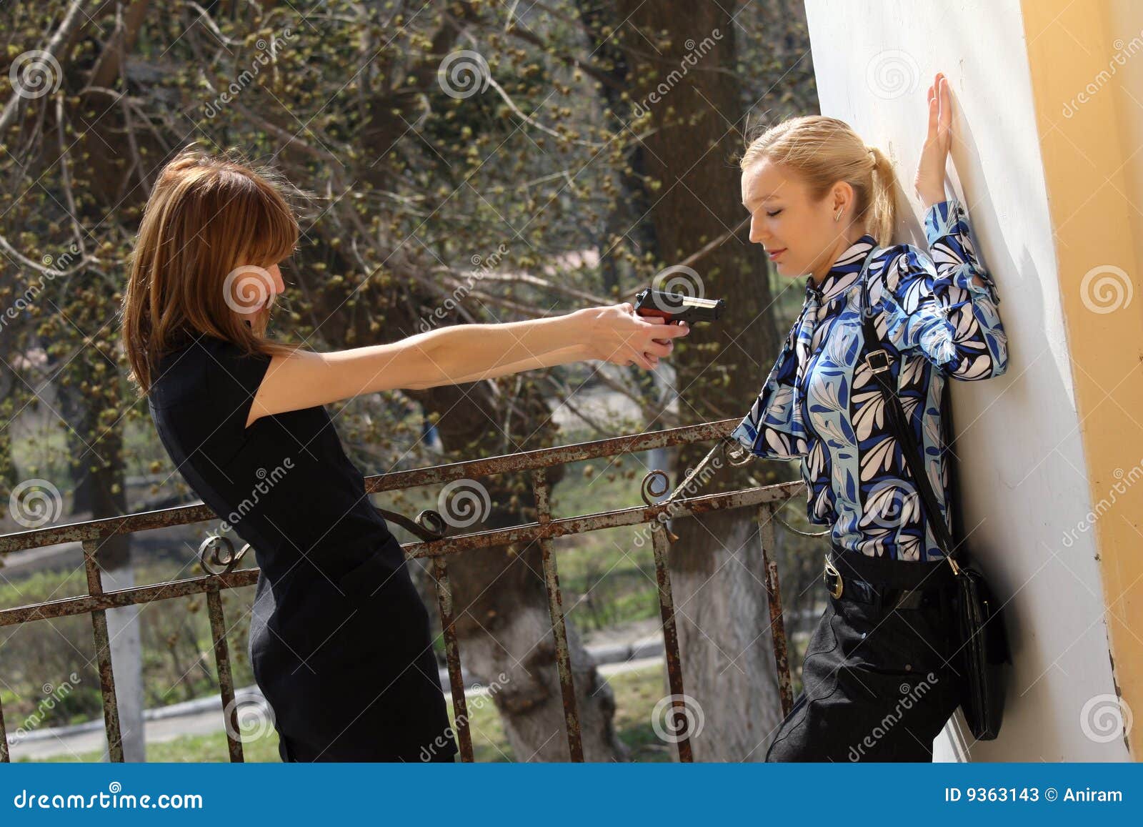 Robbing Crime Scene Stock Image Image Of Steal Fear 9363143