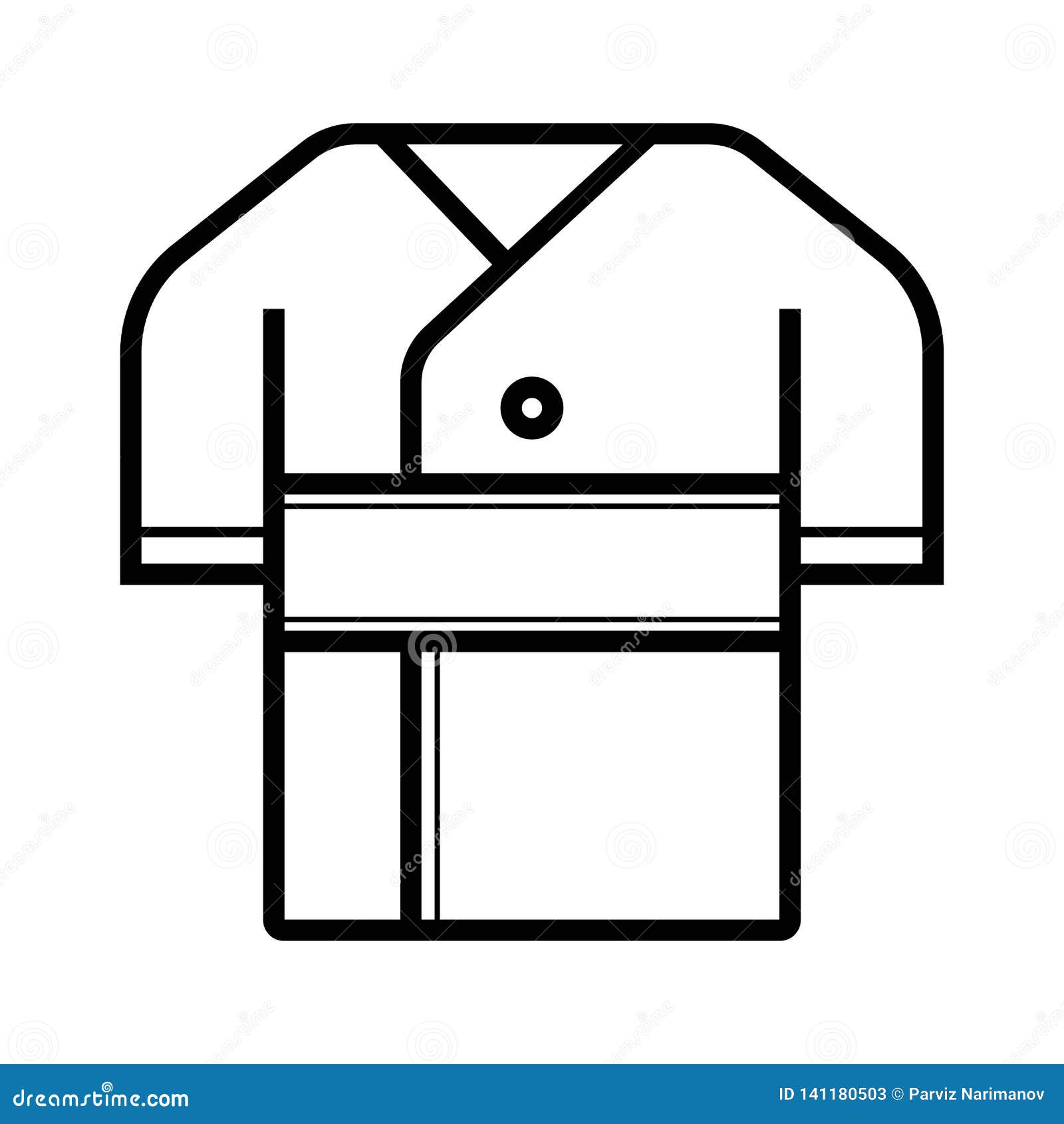 Robe icon stock illustration. Illustration of business - 141180503