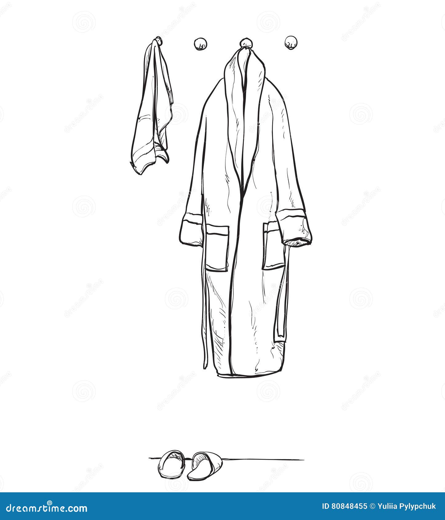 Bathrobe Drawing