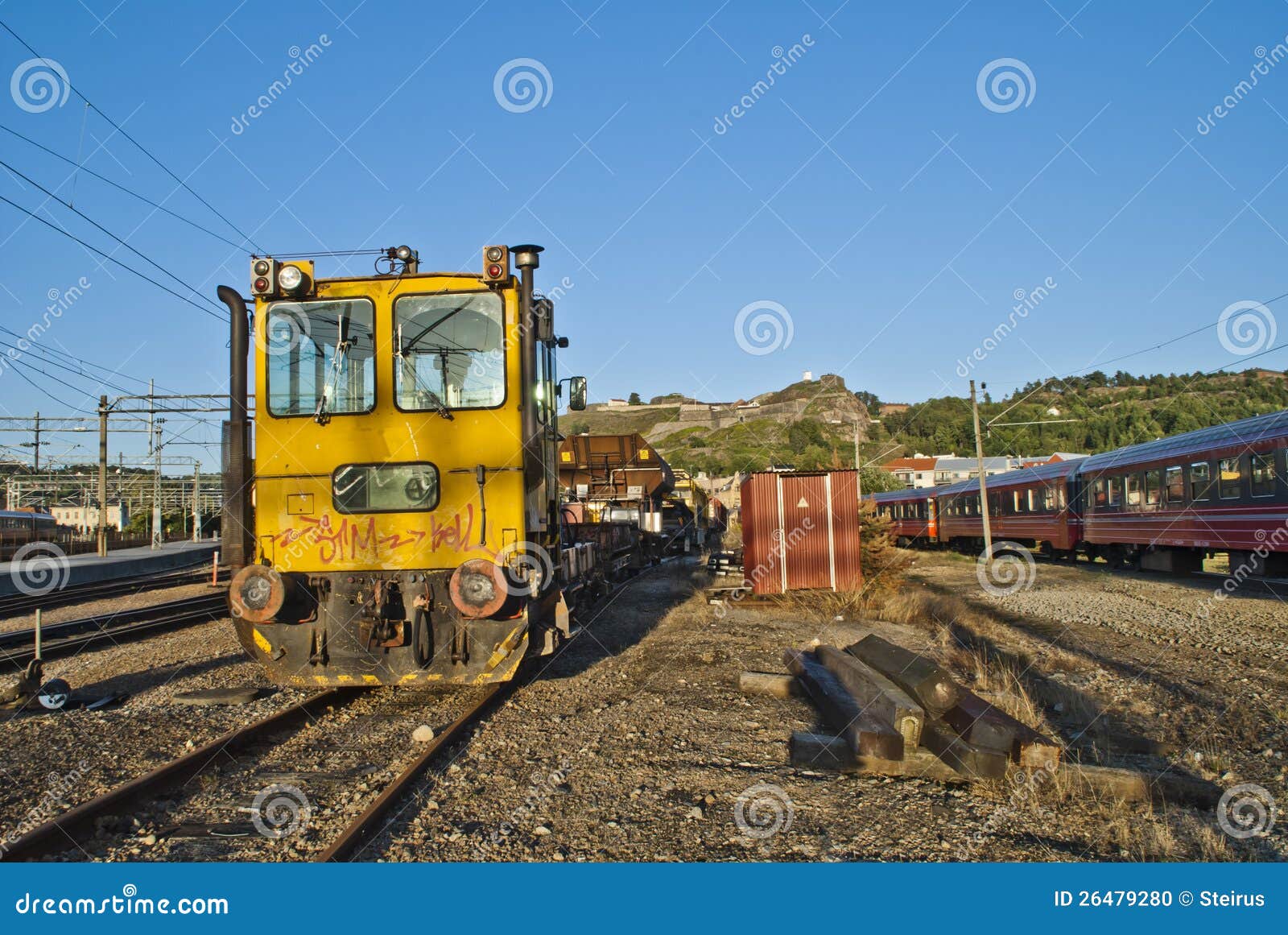 Robel stock photo. Image of pattern, rail, path, norway - 26479280