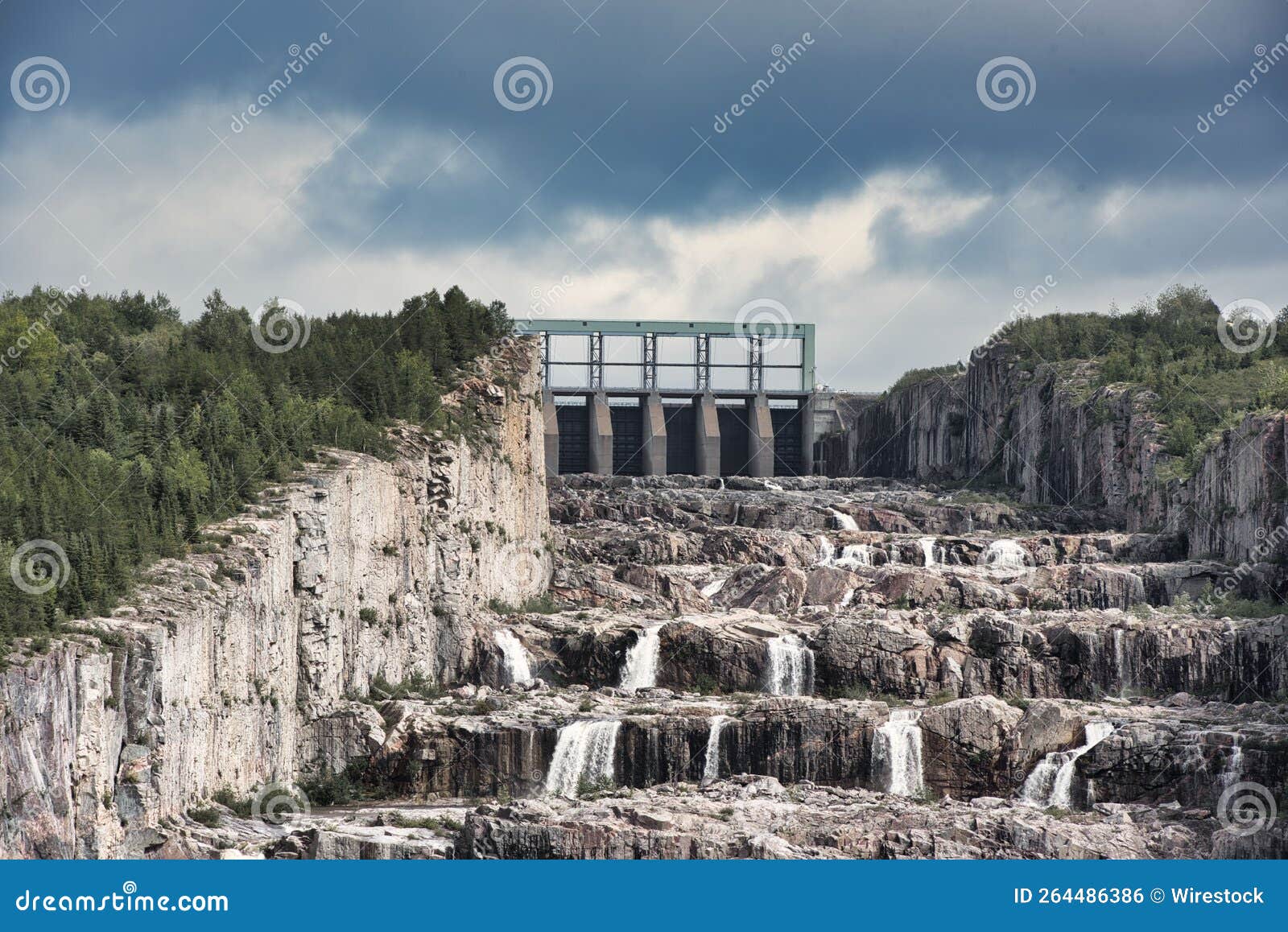 Robert-Bourassa Generating Station in Quebec, Canada Stock Photo ...