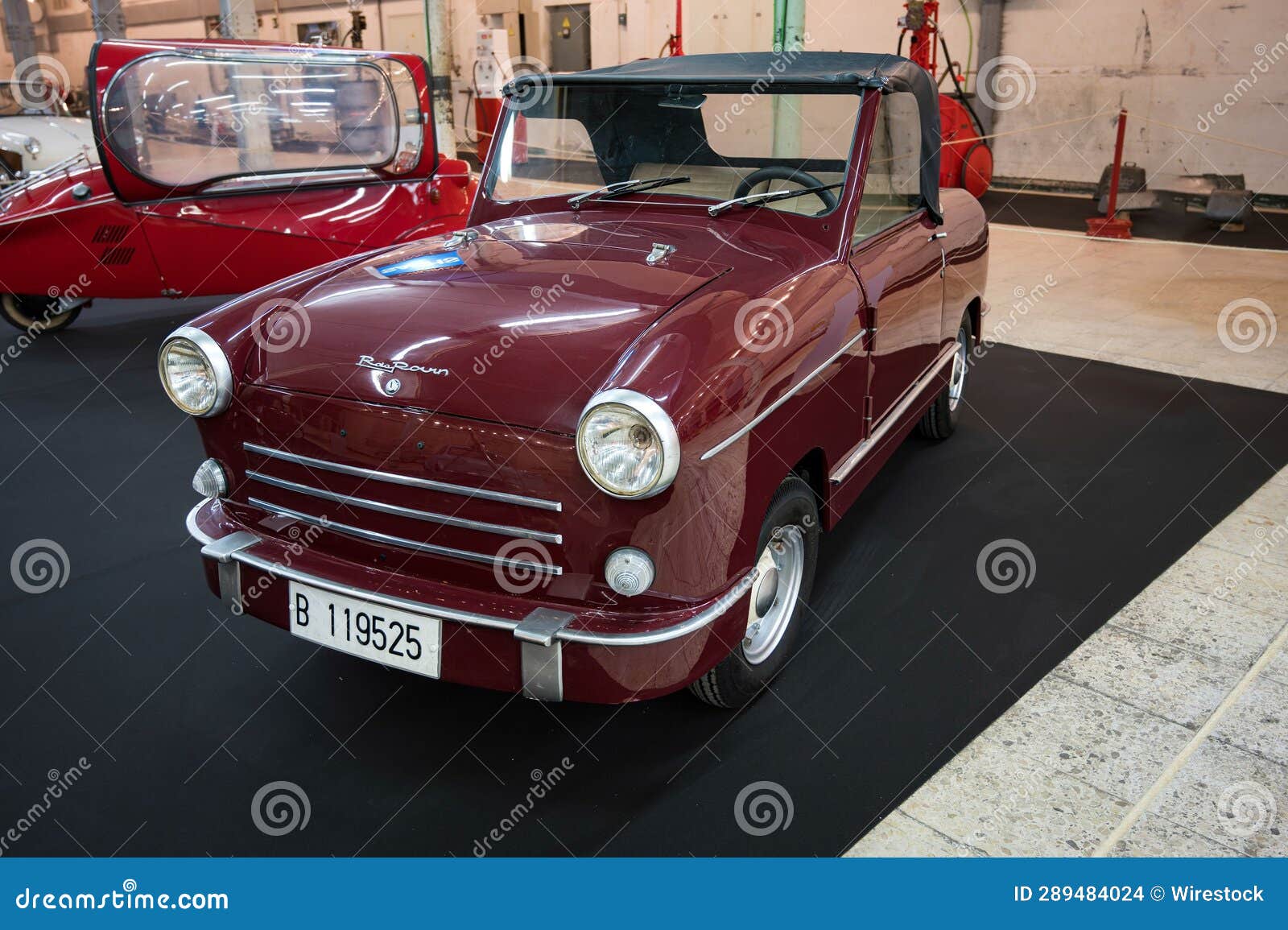 Detail of Robert De Rovin D3 from 1948 - 1950 Dark Red Editorial Stock ...