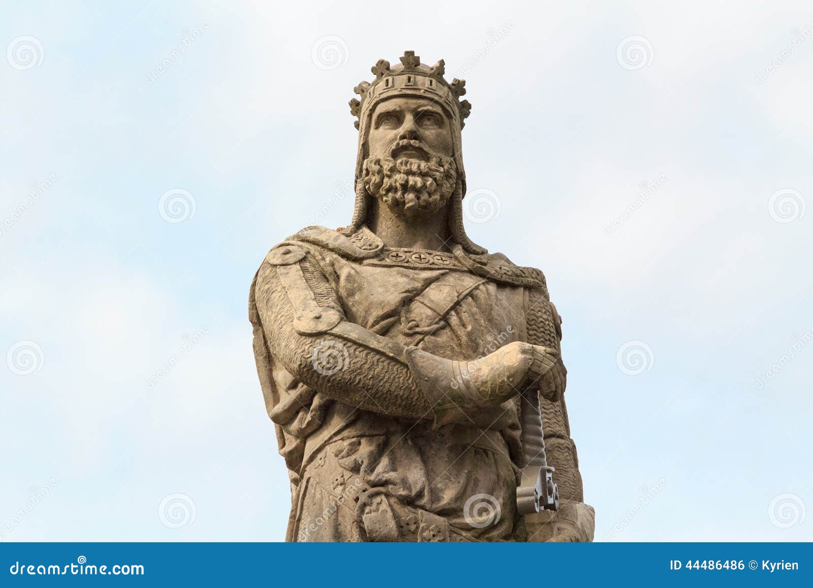 Robert Der Bruce, König Von Schottischem Stockfoto - Bild von leistung ...
