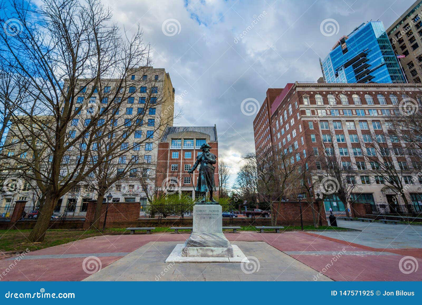 Robert Morris Statue, at Independence Mall, in Philadelphia ...
