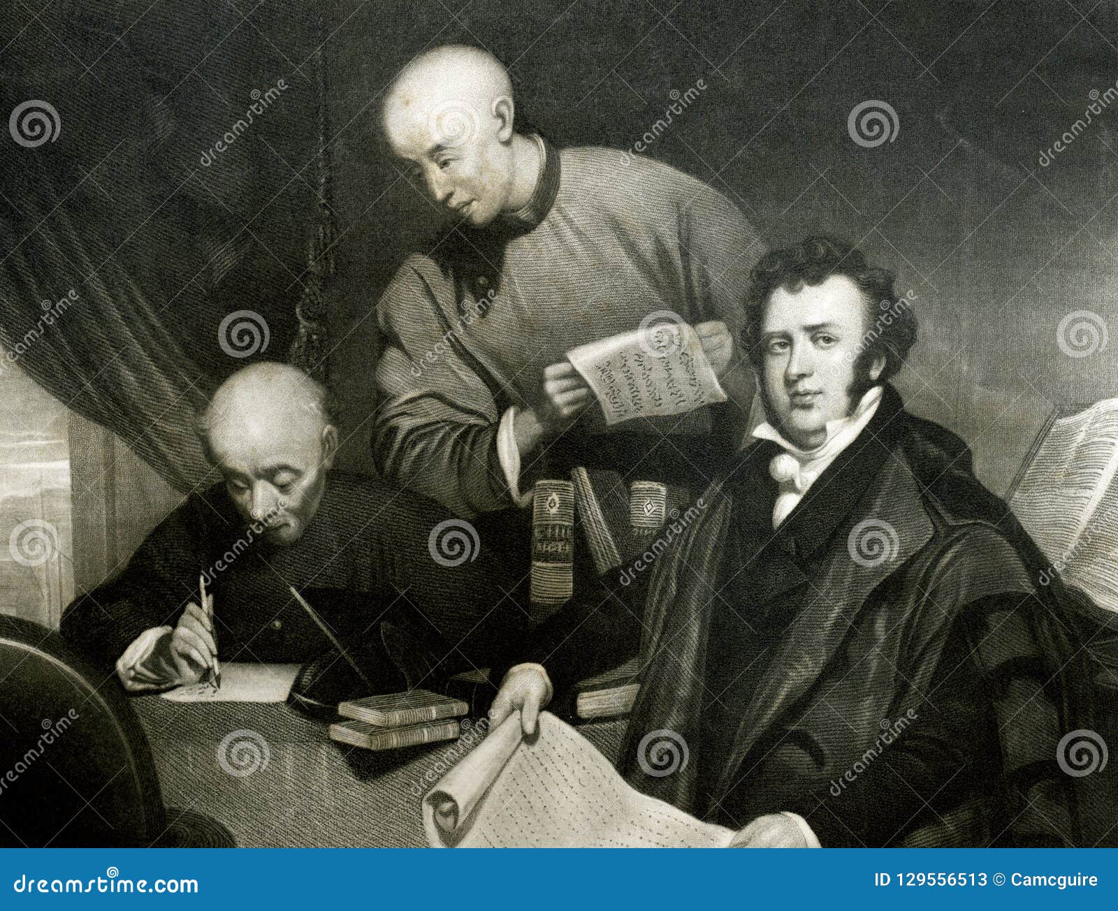 Robert Morrison Protestant Missionary Reverendo Foto de Stock Editorial ...