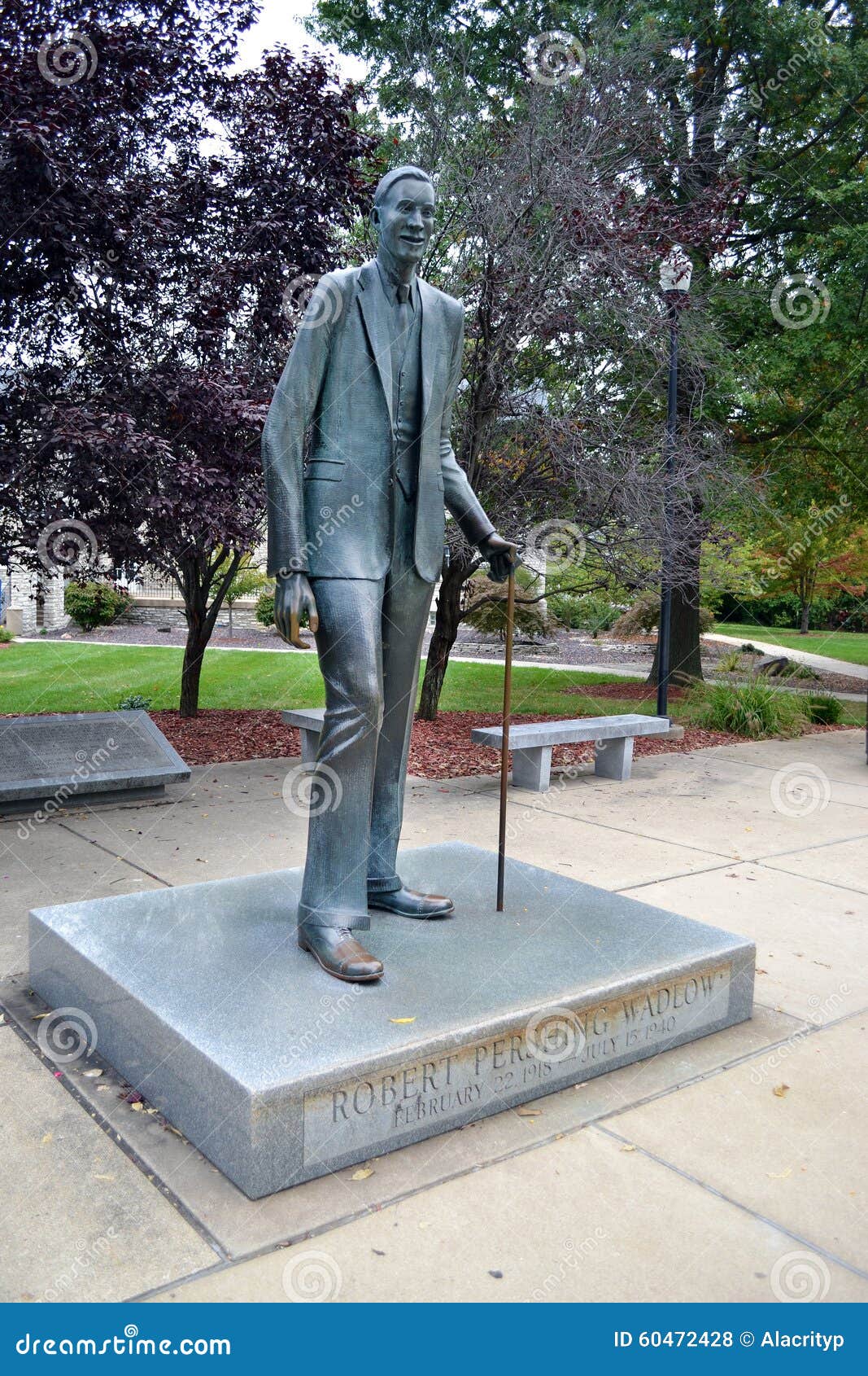 Robert Wadlow Alton Giant Statue Fotografia Stock - Immagine di ...