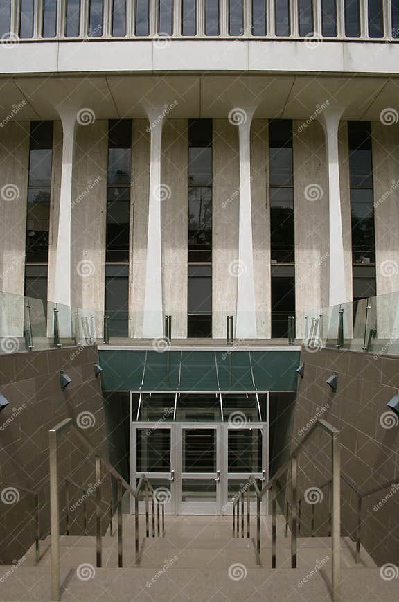 Robertson Hall Basement Entry Editorial Image - Image of robertson ...